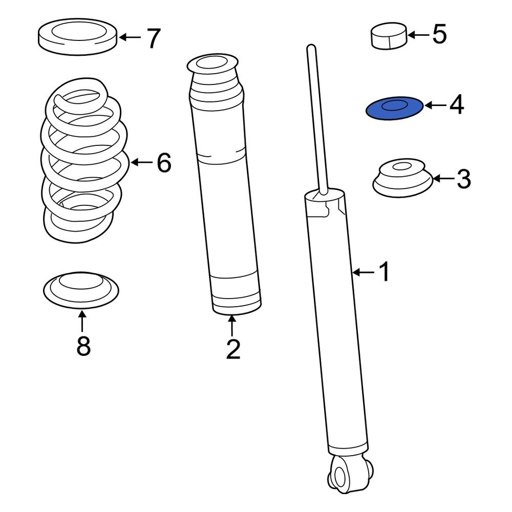 Lexus OE 9094802159 - Suspension Shock Absorber Mount Washer