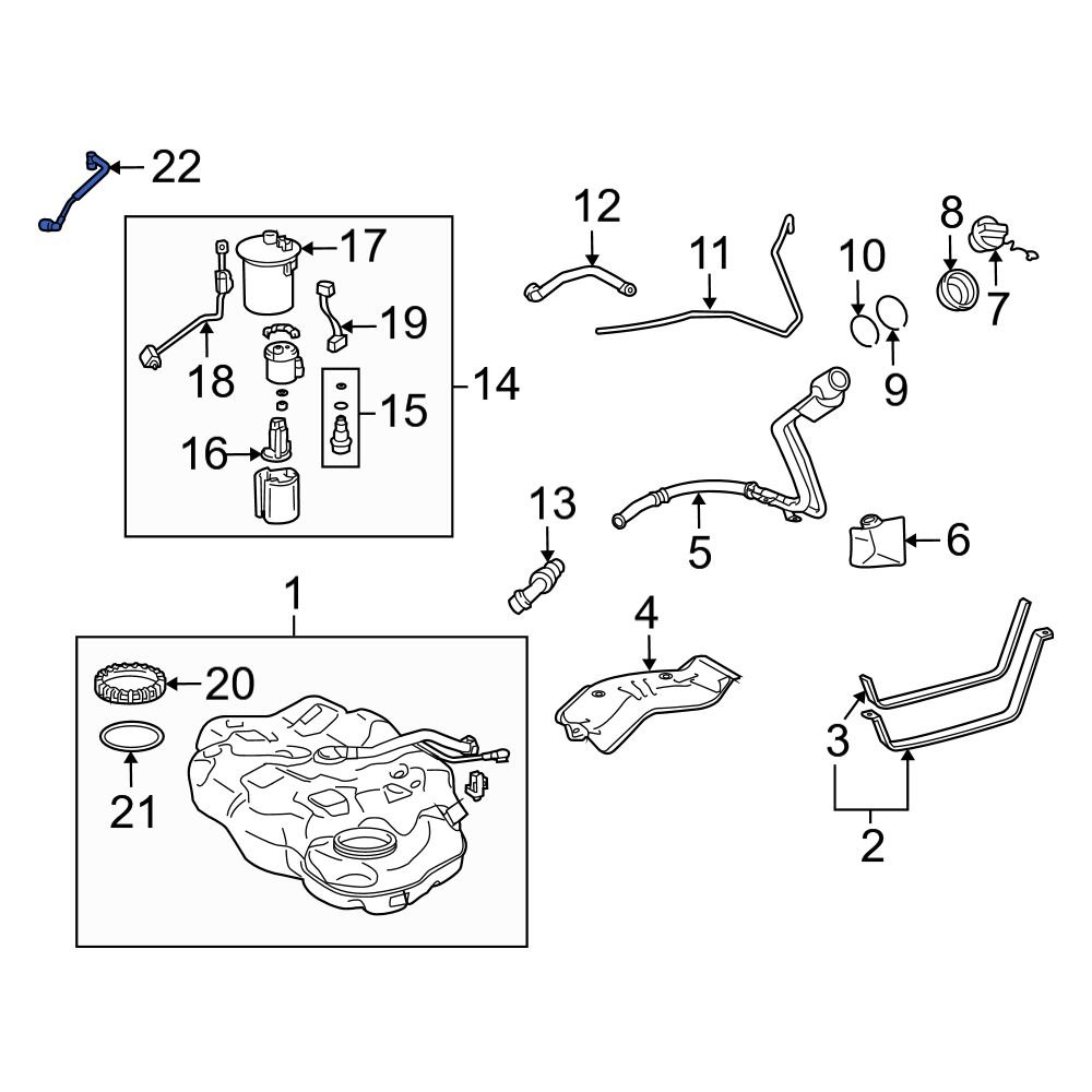 Lexus OE 7720947051 - Fuel Hose