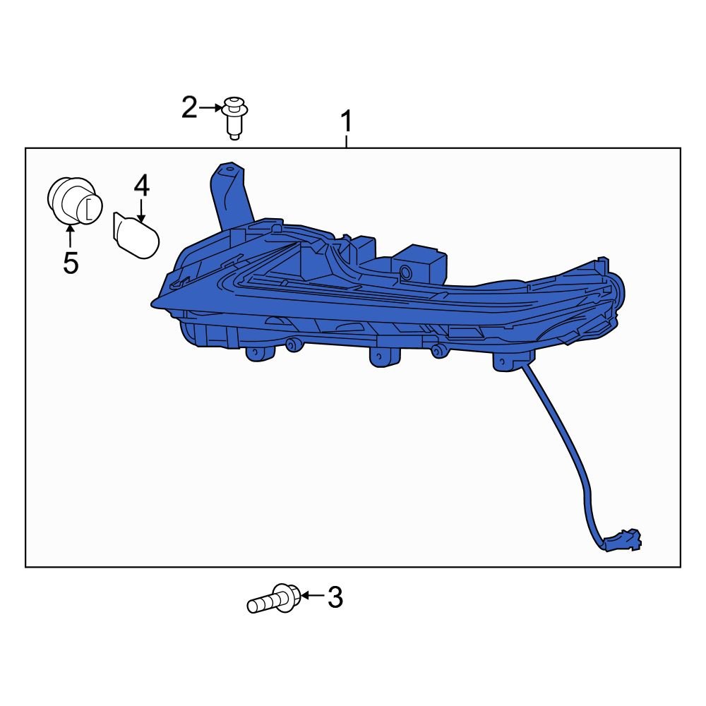 Lexus OE 8161078020 - Front Right Daytime Running Light