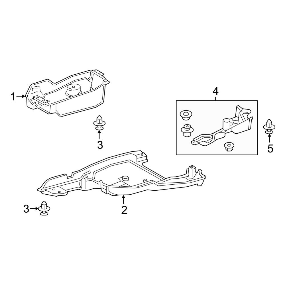 Lexus OE 9046707220 - Bumper Impact Absorber Clip