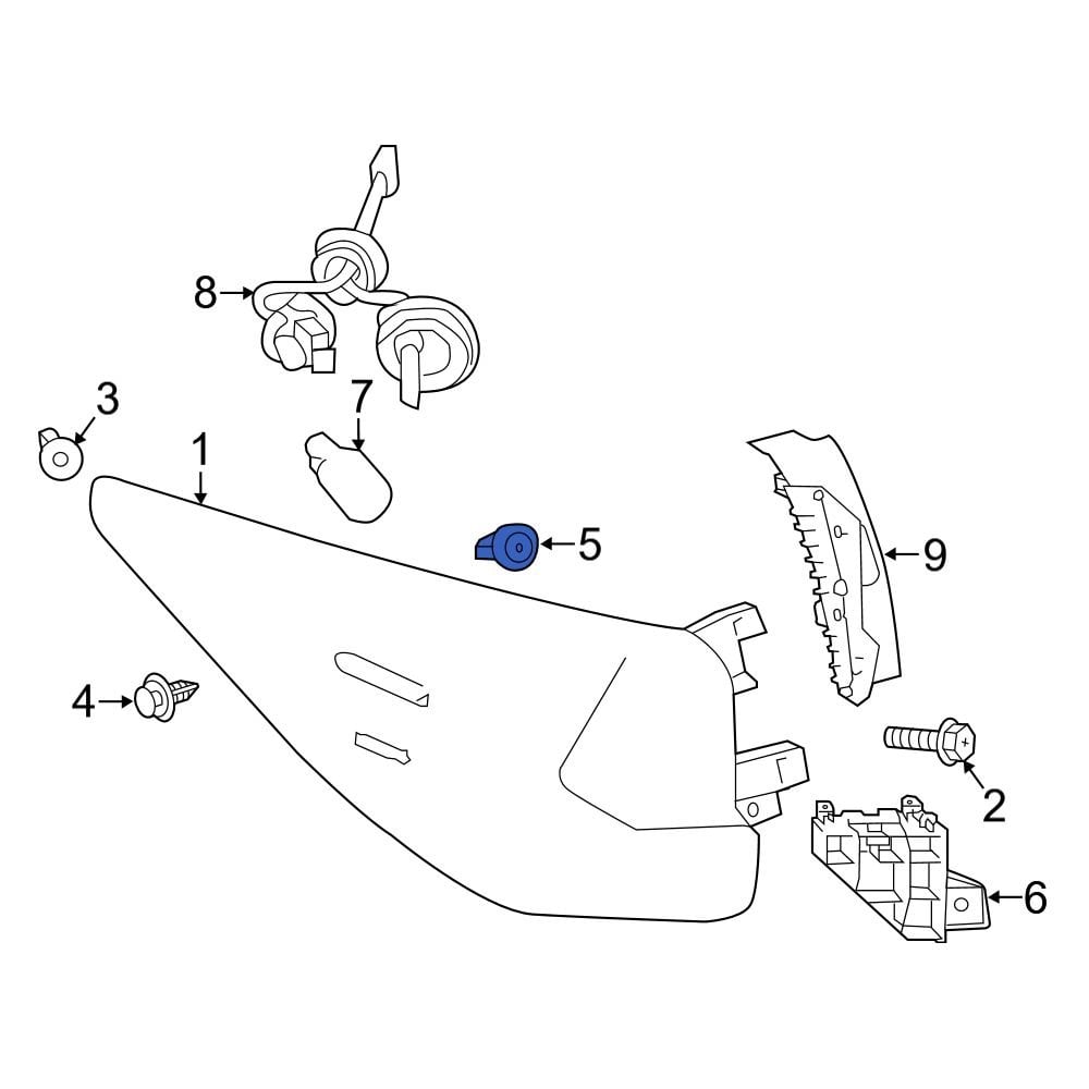 Lexus OE 9018906235 - Tail Light Grommet