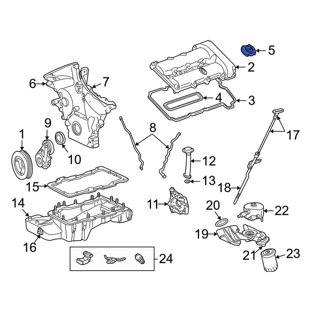 Lincoln OE EP5Z6766A - Engine Oil Filler Cap