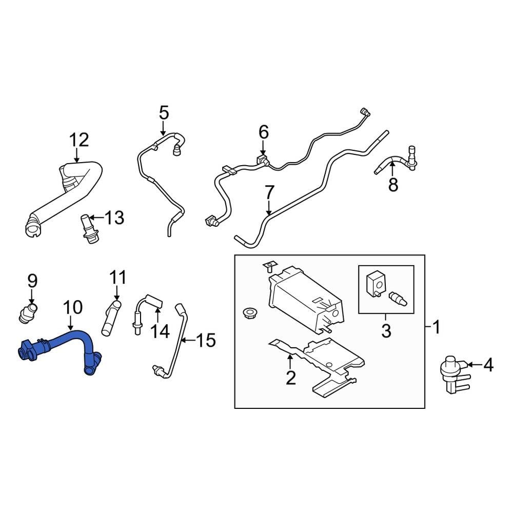 Lincoln OE AT4Z6A664B - PCV Valve Hose