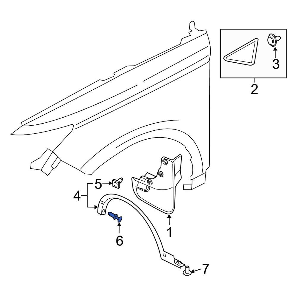 Lincoln OE W718365S300 - Fender Liner Retainer