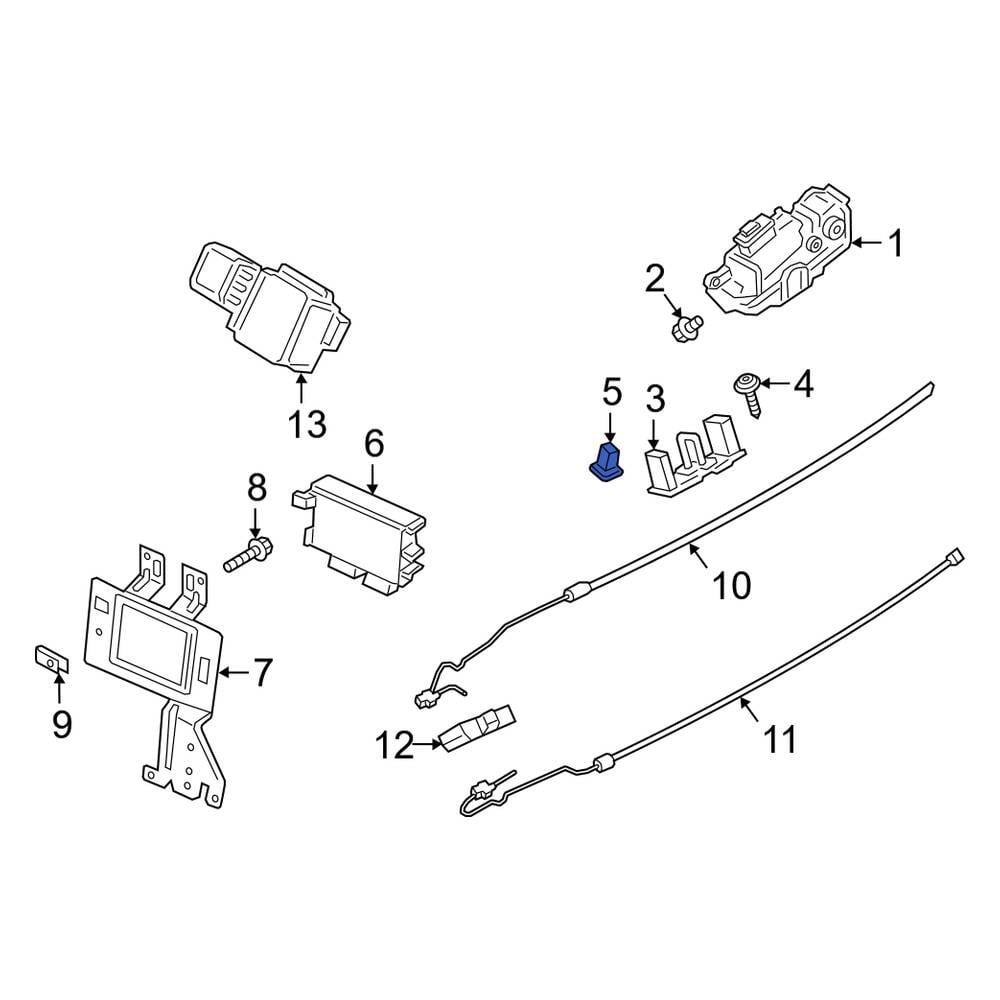 Lincoln OE GD9Z9C888A - Rear Liftgate Latch Release Switch