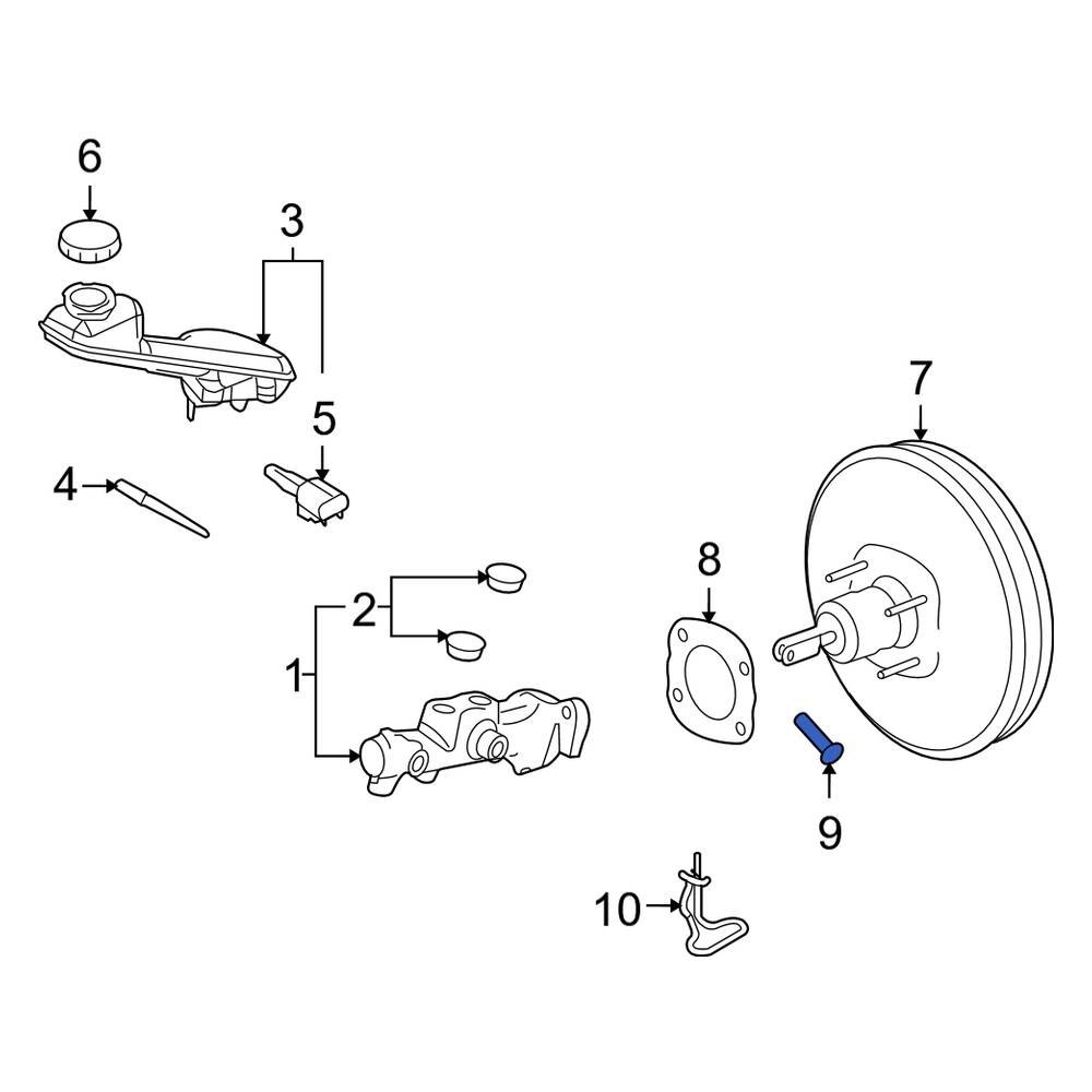 Lincoln OE 6E5Z2N513AA - Power Brake Booster Pin