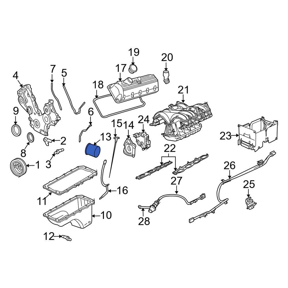 Lincoln OE F1AZ6731BD - Engine Oil Filter