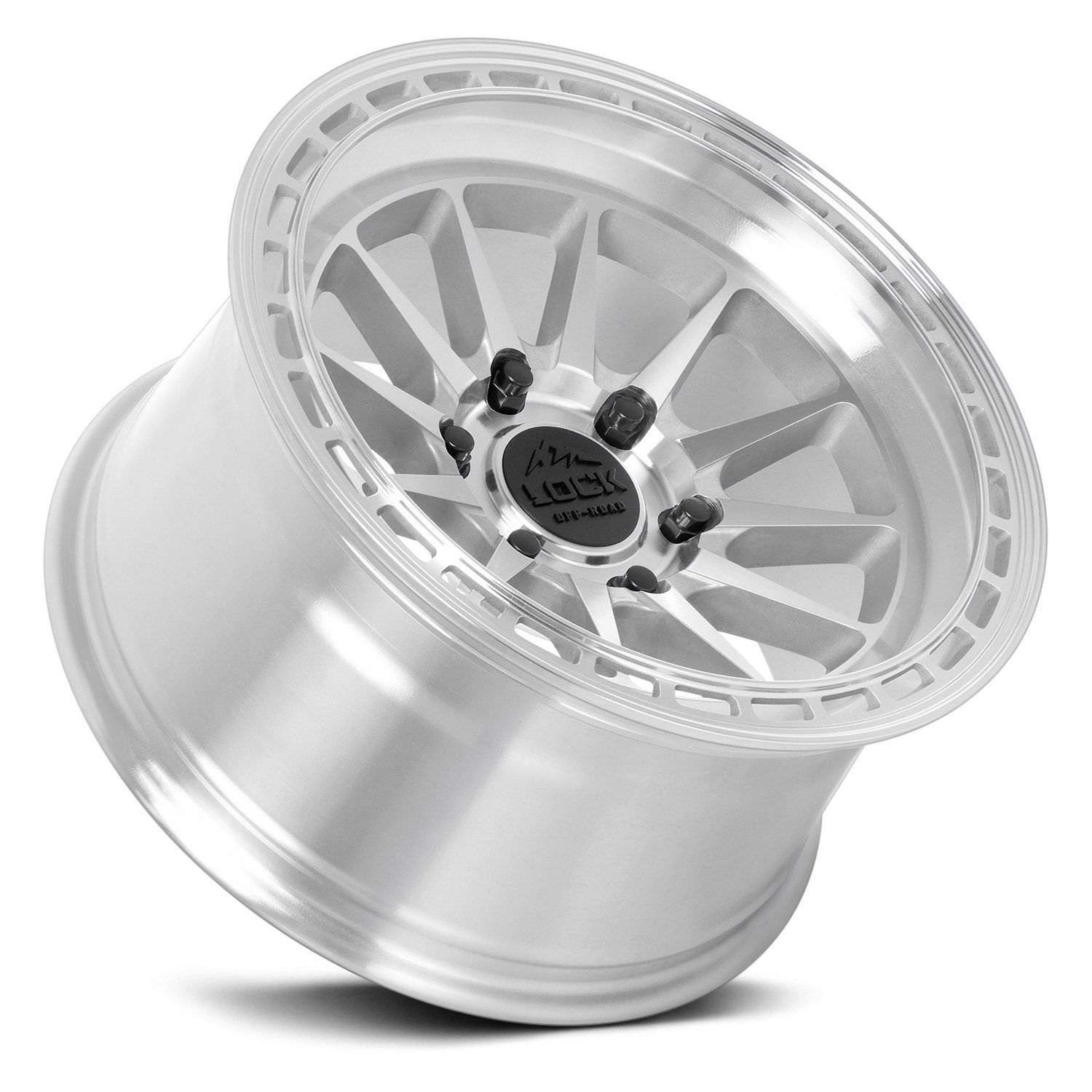 LOCK OFF-ROAD® BAJA Wheels - Machined with Clear Coat Rims - BAJA-7963MC12N