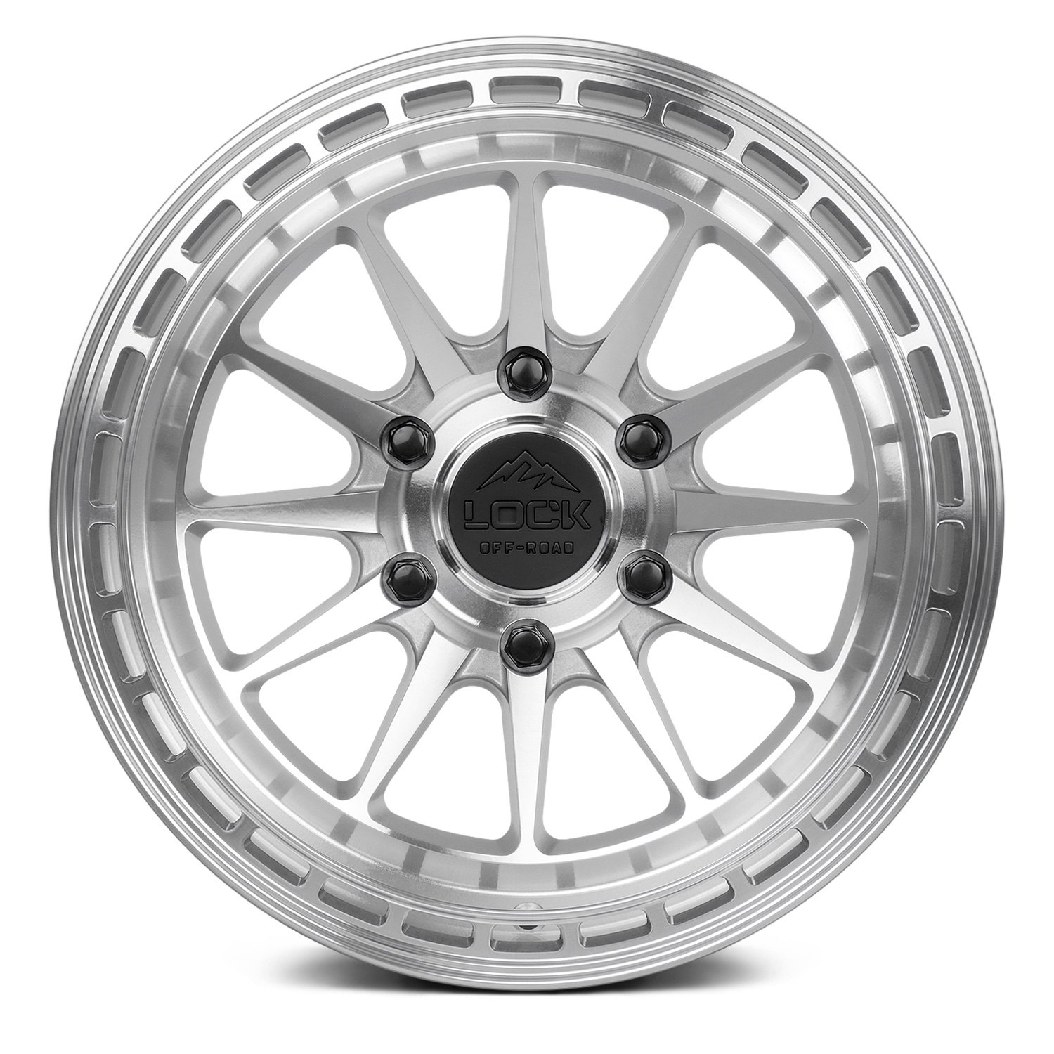 LOCK OFF-ROAD® BAJA Wheels - Machined with Clear Coat Rims