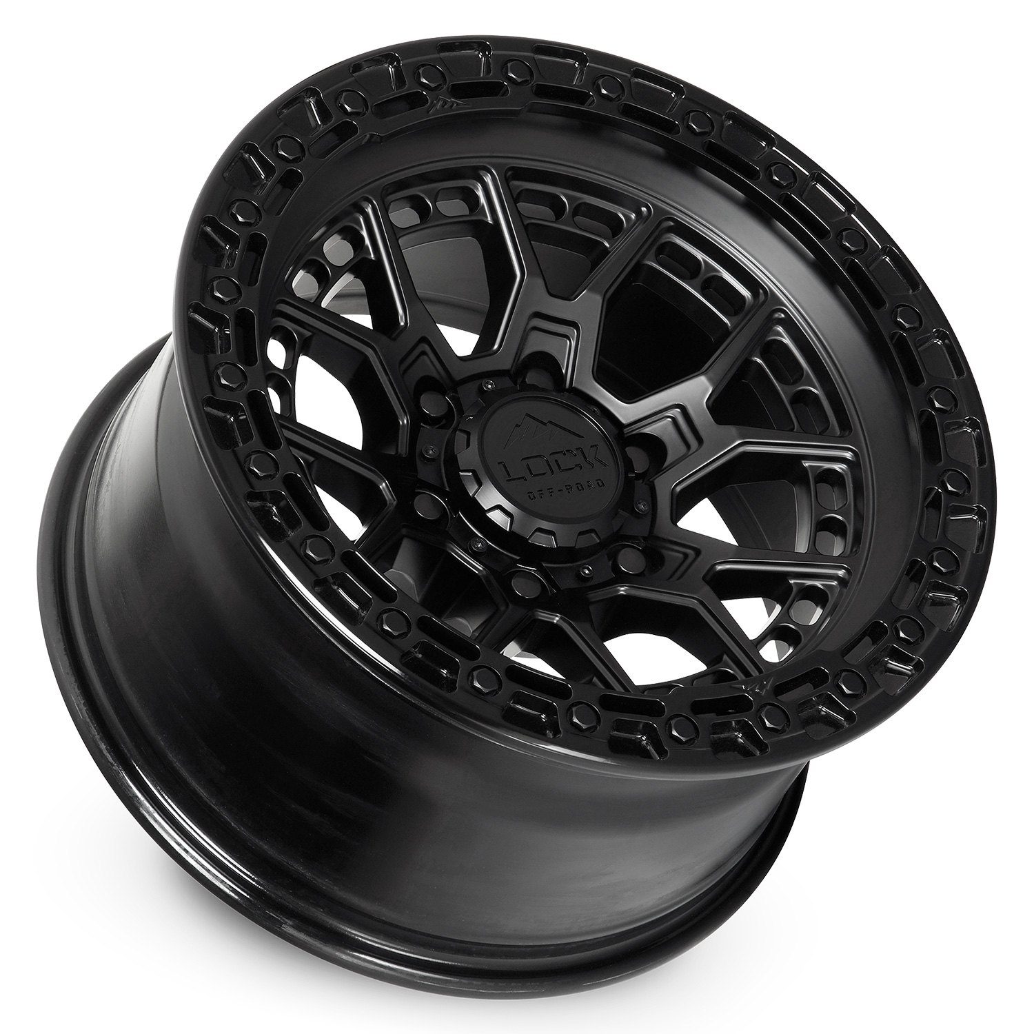 LOCK OFF-ROAD® COMMANDO Wheels - Matte Black Rims