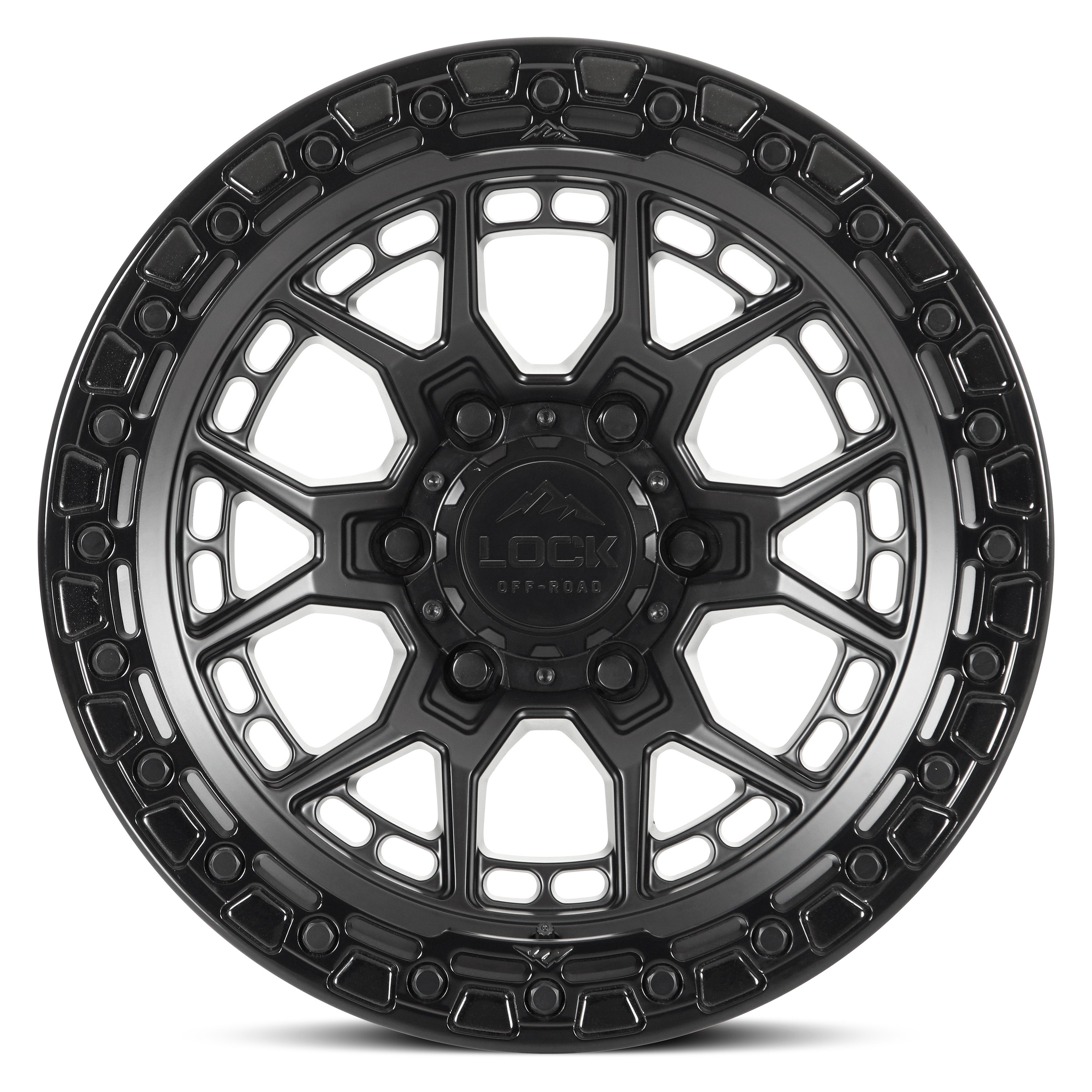 LOCK OFF-ROAD® COMMANDO Wheels - Matte Black Rims - COMMANDO-2188MB