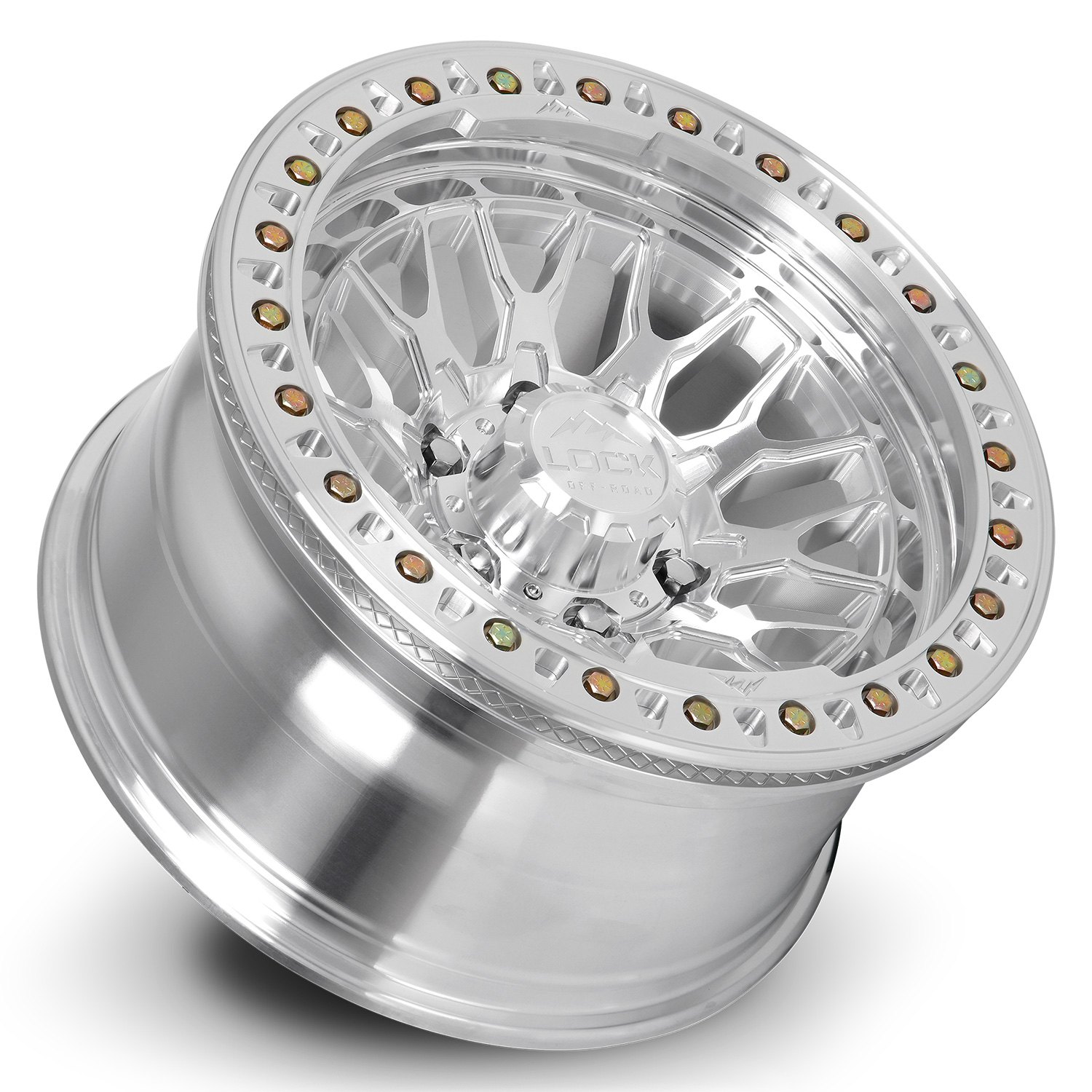 LOCK OFF-ROAD® INVADER FORGED BEADLOCK Wheels - Raw Machined Rims