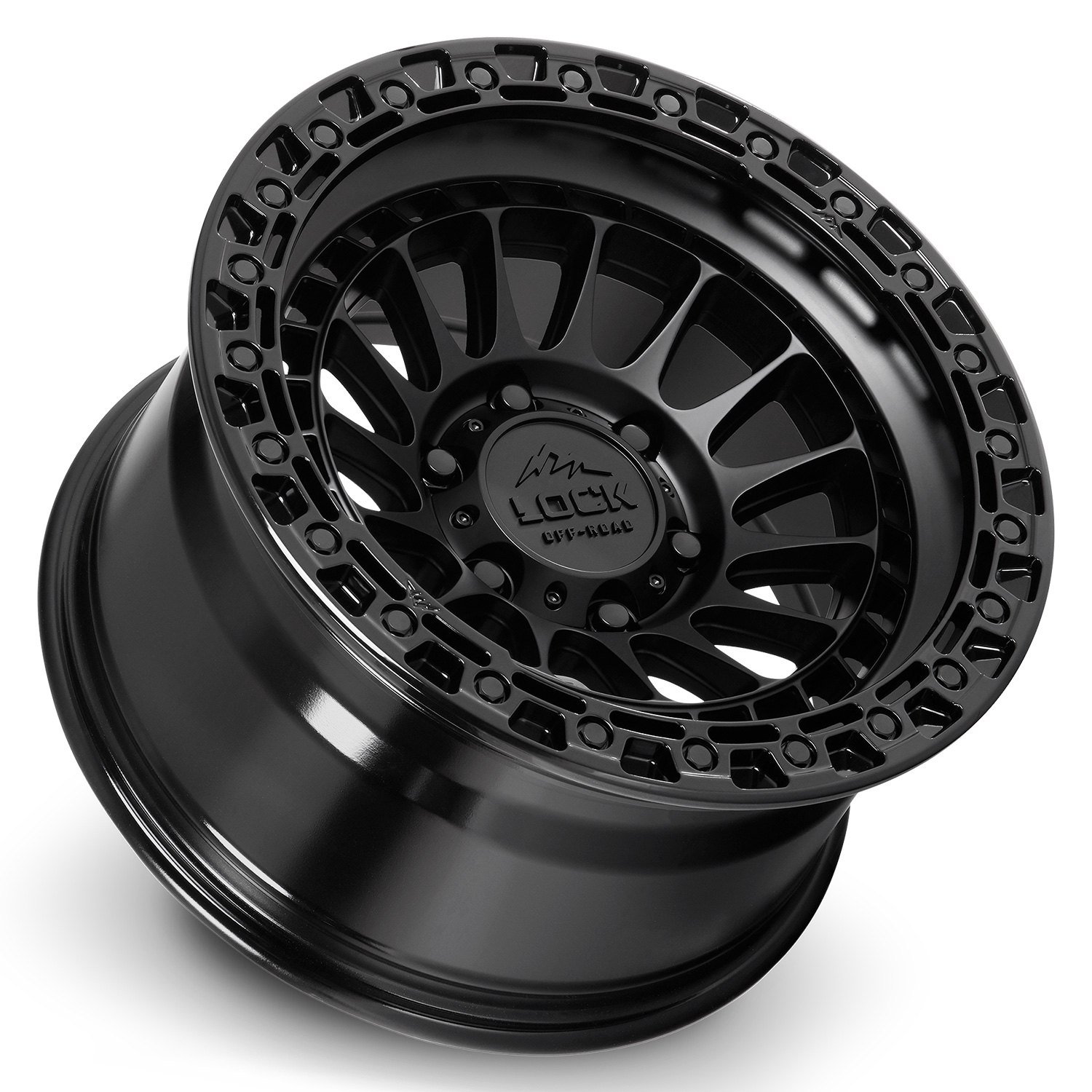 LOCK OFF-ROAD® MOJAVE Wheels - Matte Black Rims