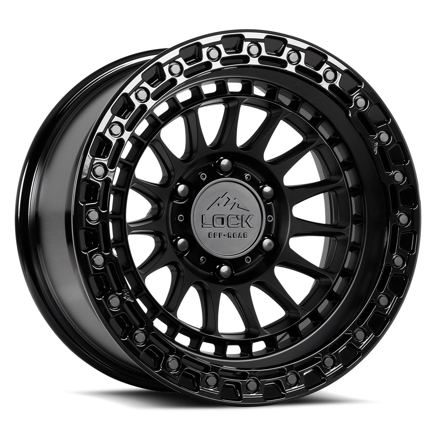 LOCK OFF-ROAD® MOJAVE Wheels - Matte Black Rims