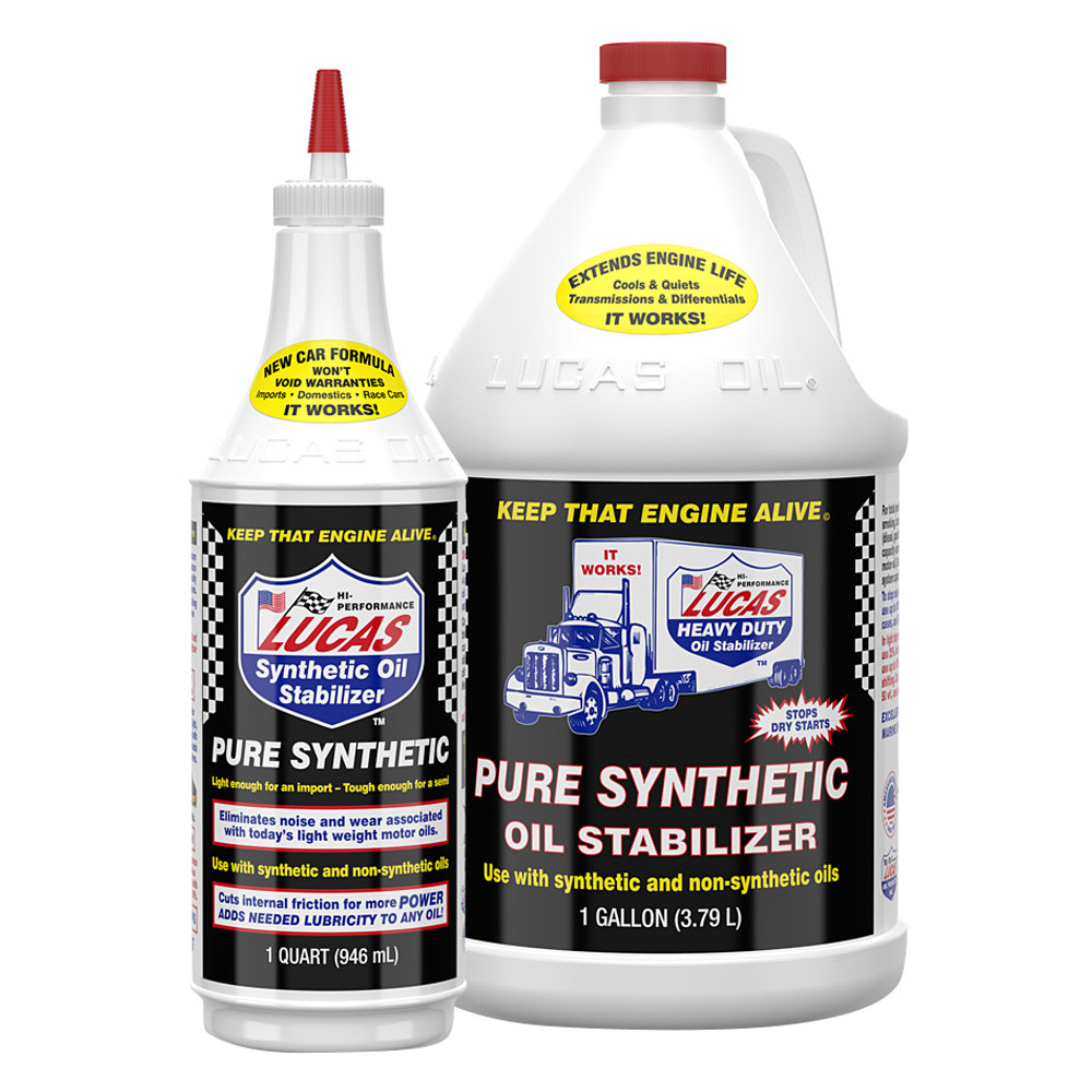 Lucas Oil® 10130 - Pure Synthetic Oil Stabilizer, 1 Quart