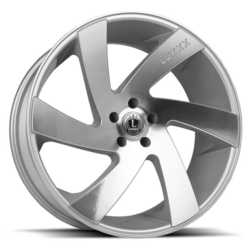 LUXXX ALLOYS® LUX 10 Wheels - Silver with Machined Face Rims