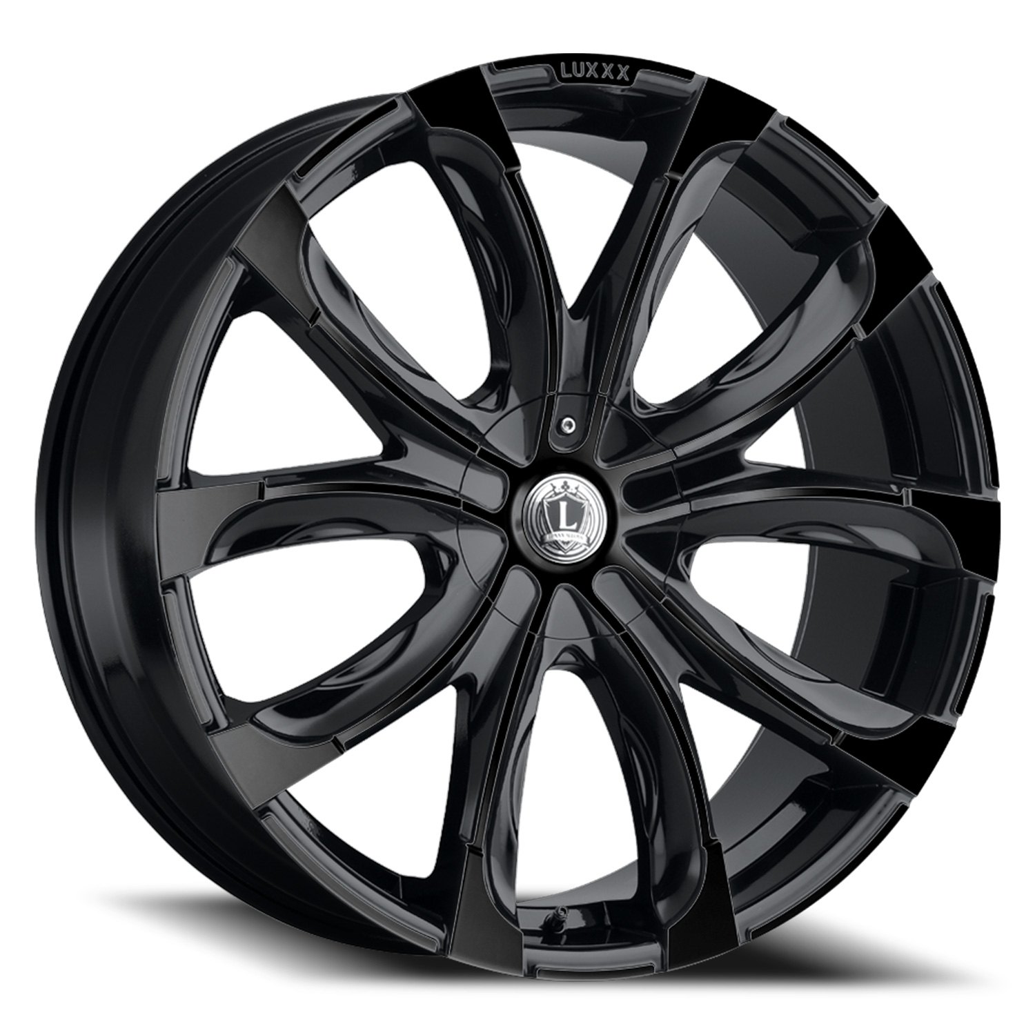 LUXXX ALLOYS® LUX 24V Wheels - Gloss Black Rims - LUX24V249561351397 ...