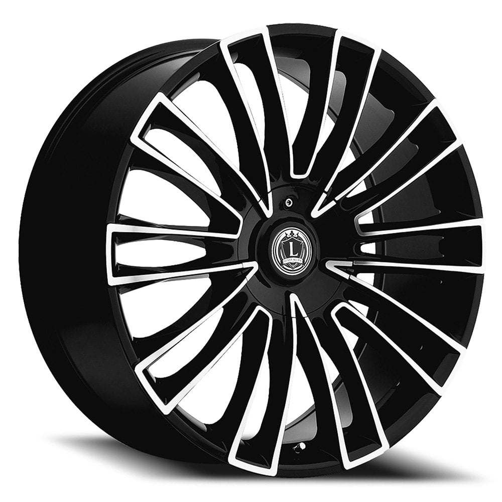 LUXXX ALLOYS® LUX 3 Wheels - Gloss Black with Machined Face Rims