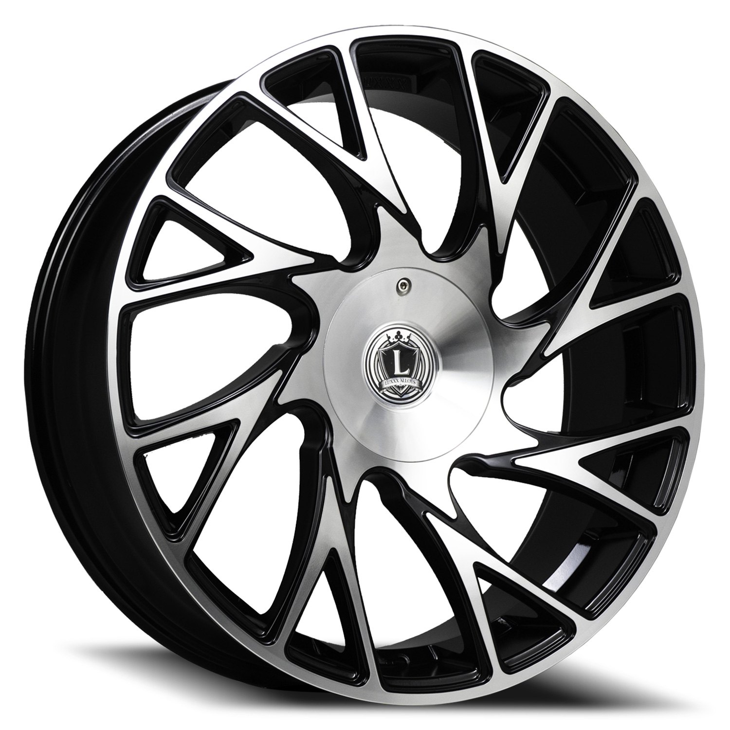 LUXXX ALLOYS® LUX 32 Wheels - Gloss Black with Machined Face Rims