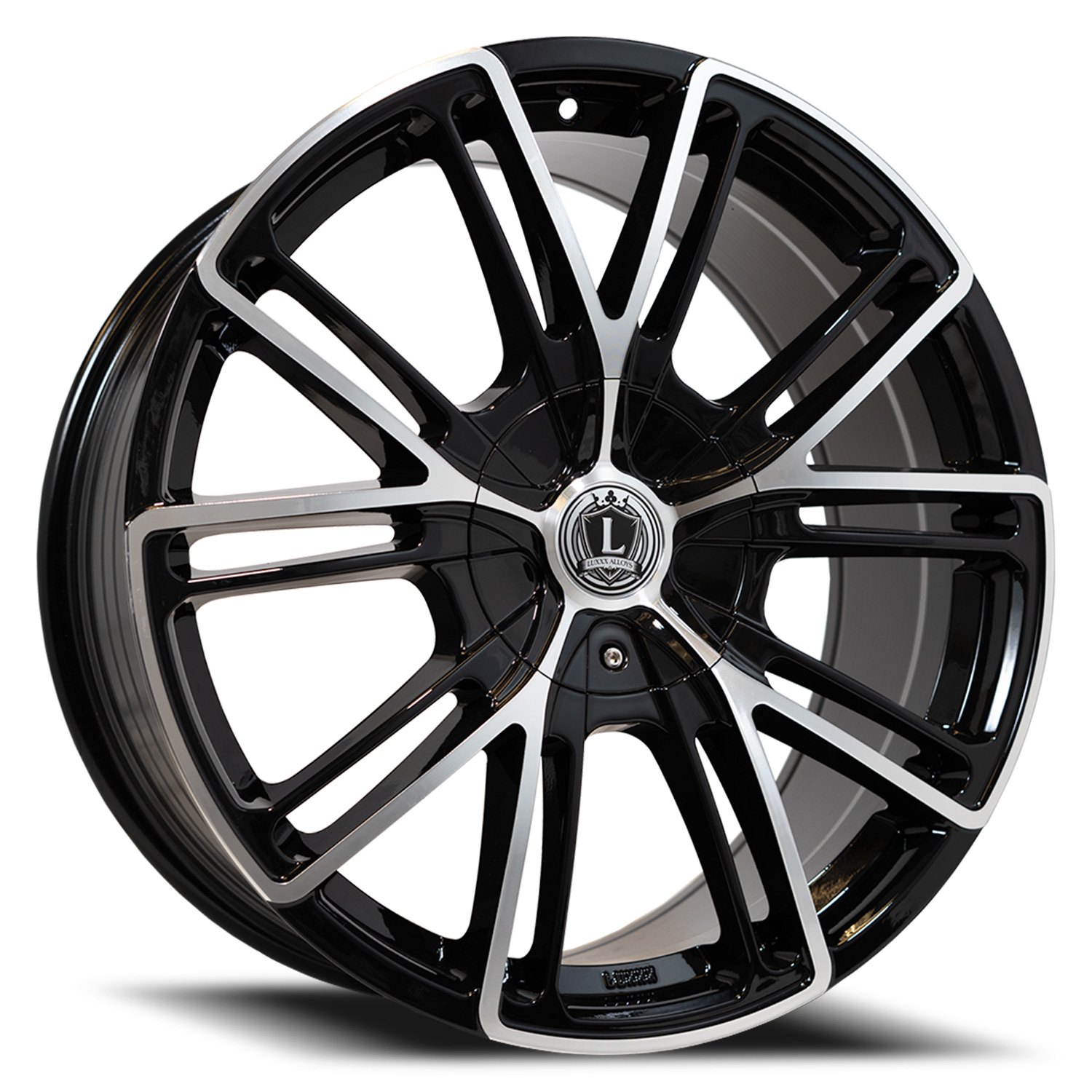 LUXXX ALLOYS® LUX 39 Wheels - Gloss Black with Machined Face Rims