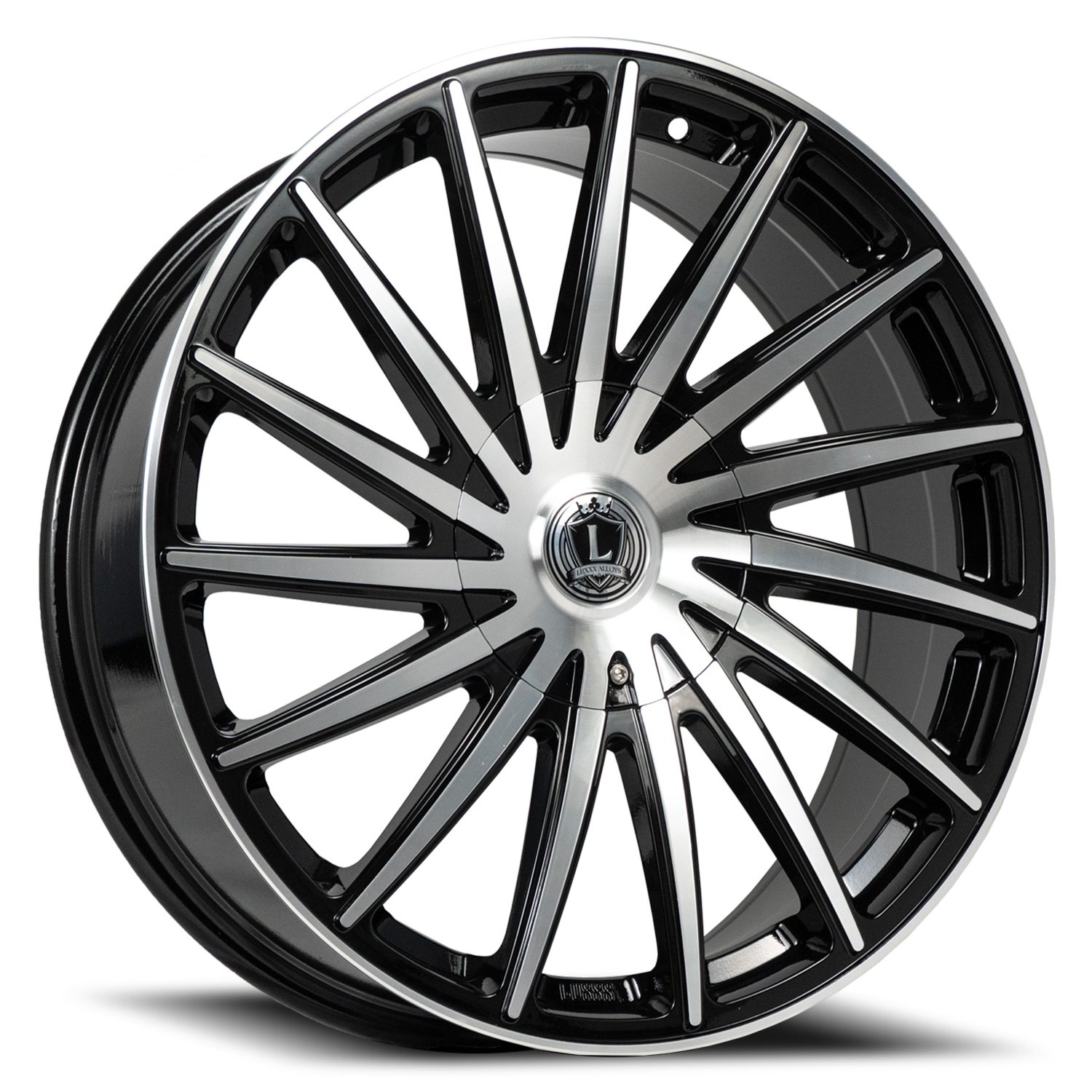 LUXXX ALLOYS® LUX 40V Wheels - Gloss Black with Machined Face Rims