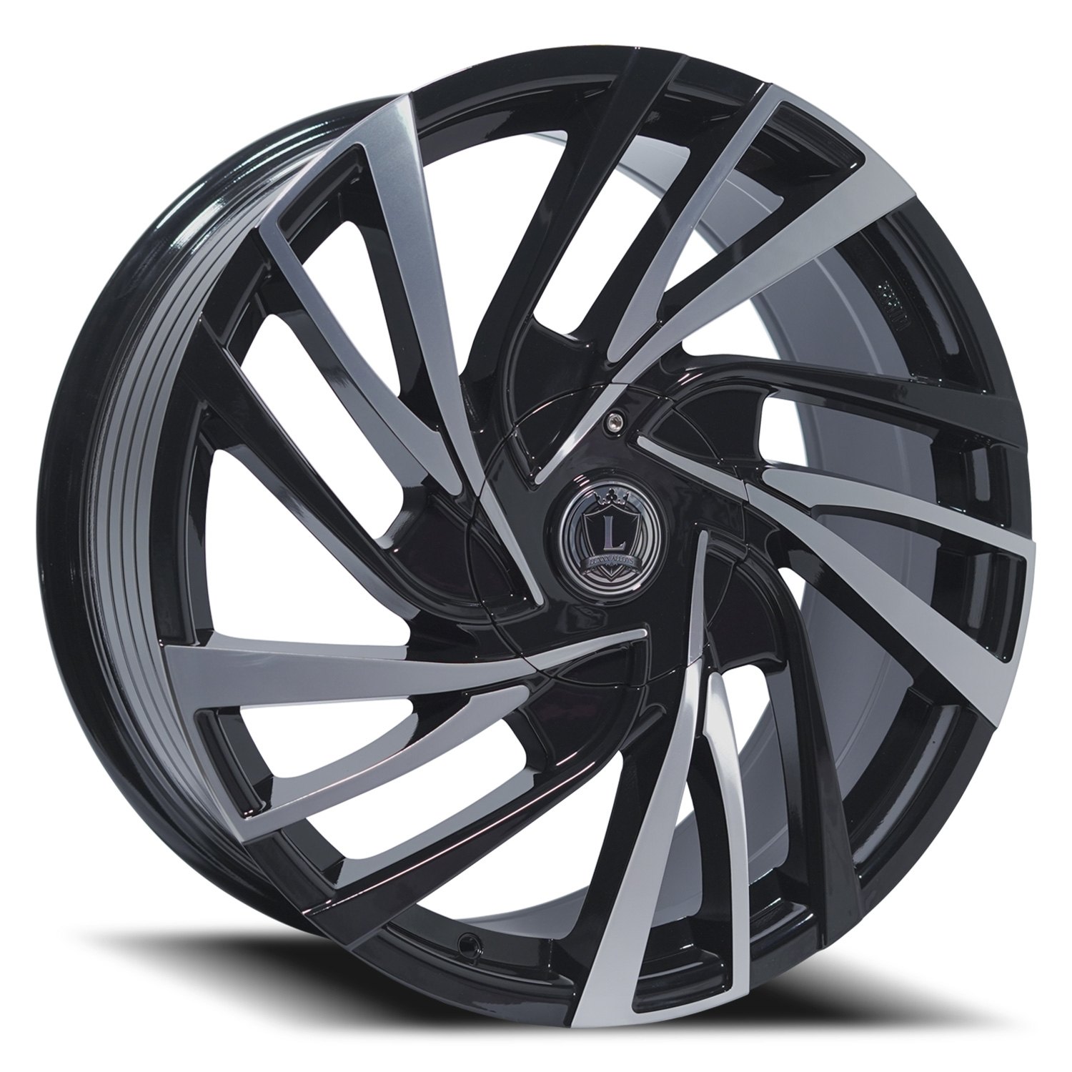 LUXXX ALLOYS® LUX 41 Wheels - Gloss Black with Machined Face Rims ...