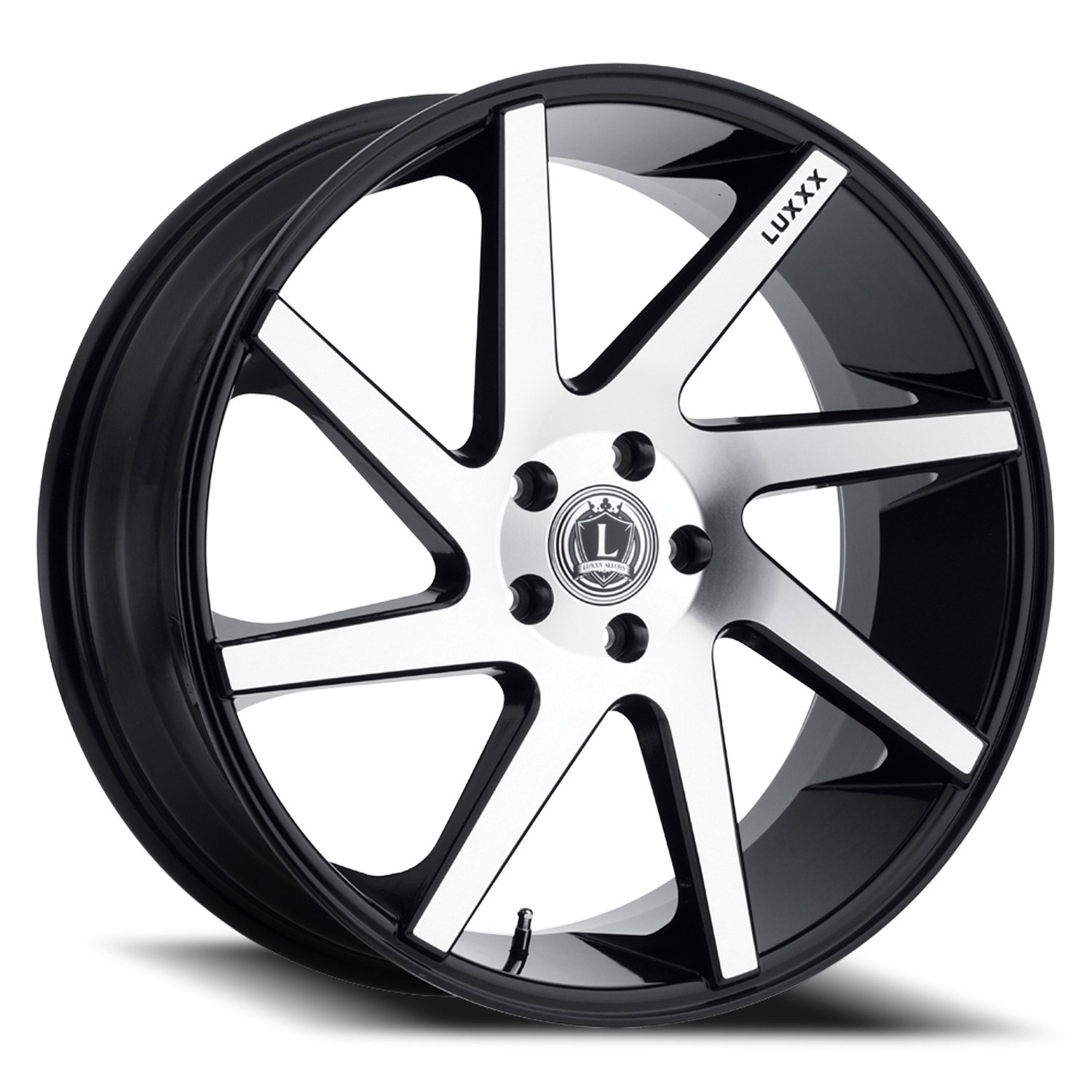 LUXXX ALLOYS® LUX 8 Wheels - Gloss Black with Machined Face Rims