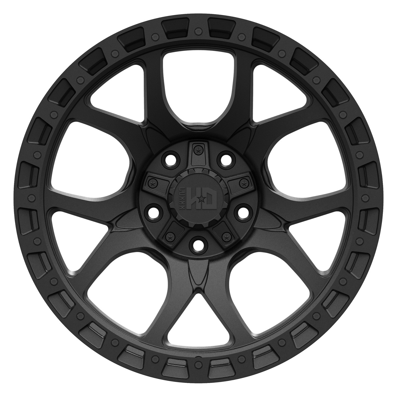 LUXXX HD® LHD-40 Wheels - Satin Black Rims - LHD40201061351397-19G-B-135