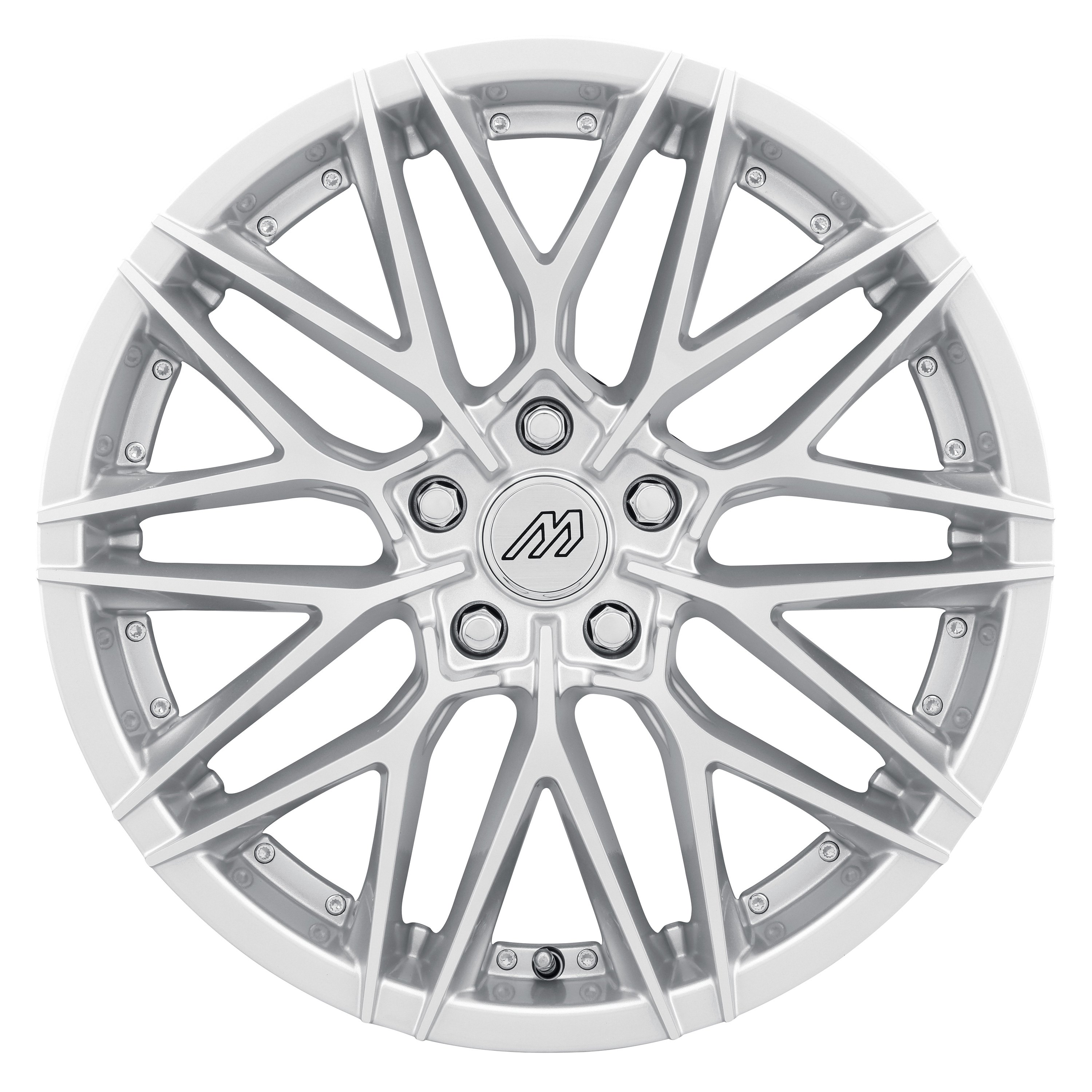 MACH PERFORMANCE® MP40 Wheels - Arctic Silver with Machined Face Rims ...