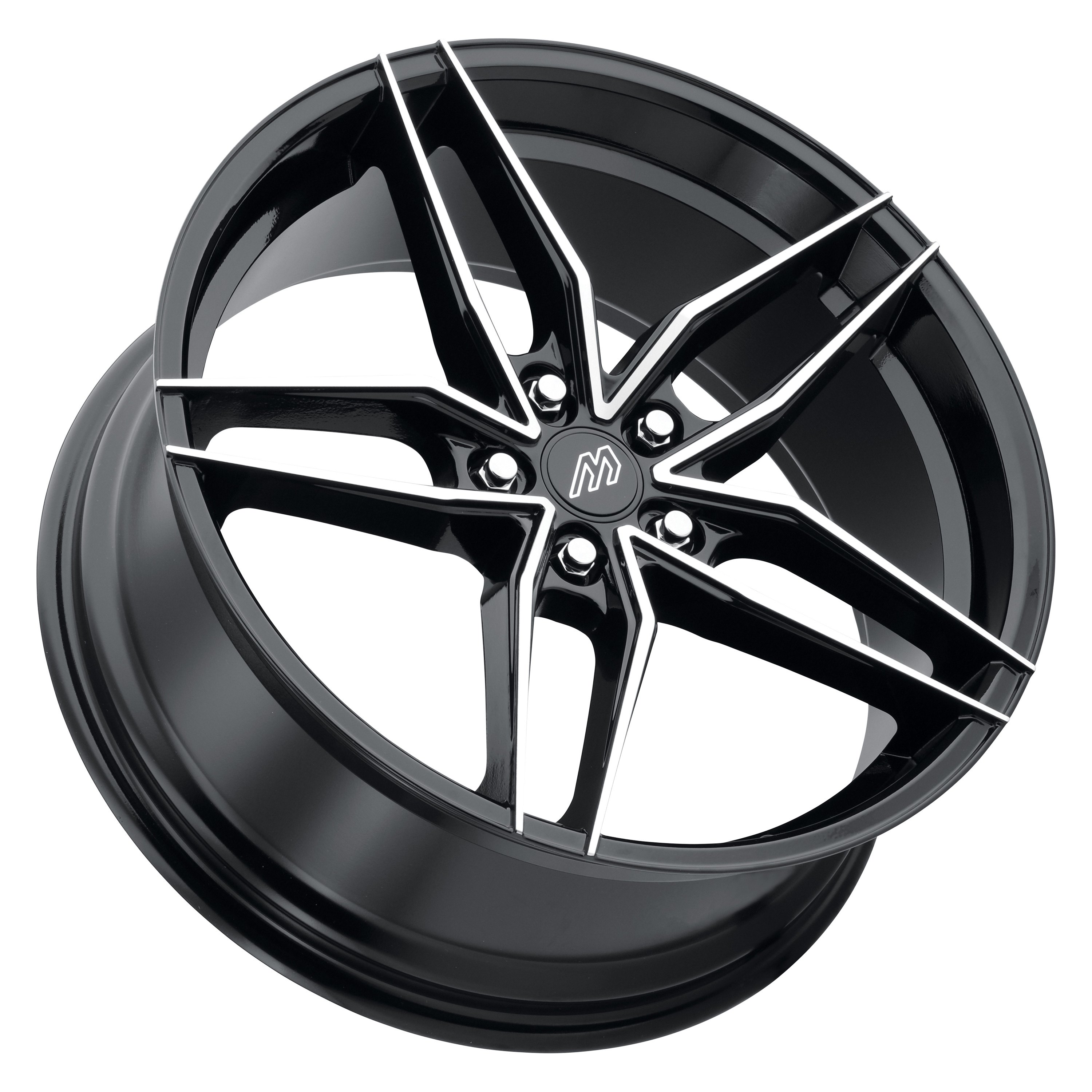 MACH PERFORMANCE® MP51 Wheels - Gloss Black with Machined Face Rims