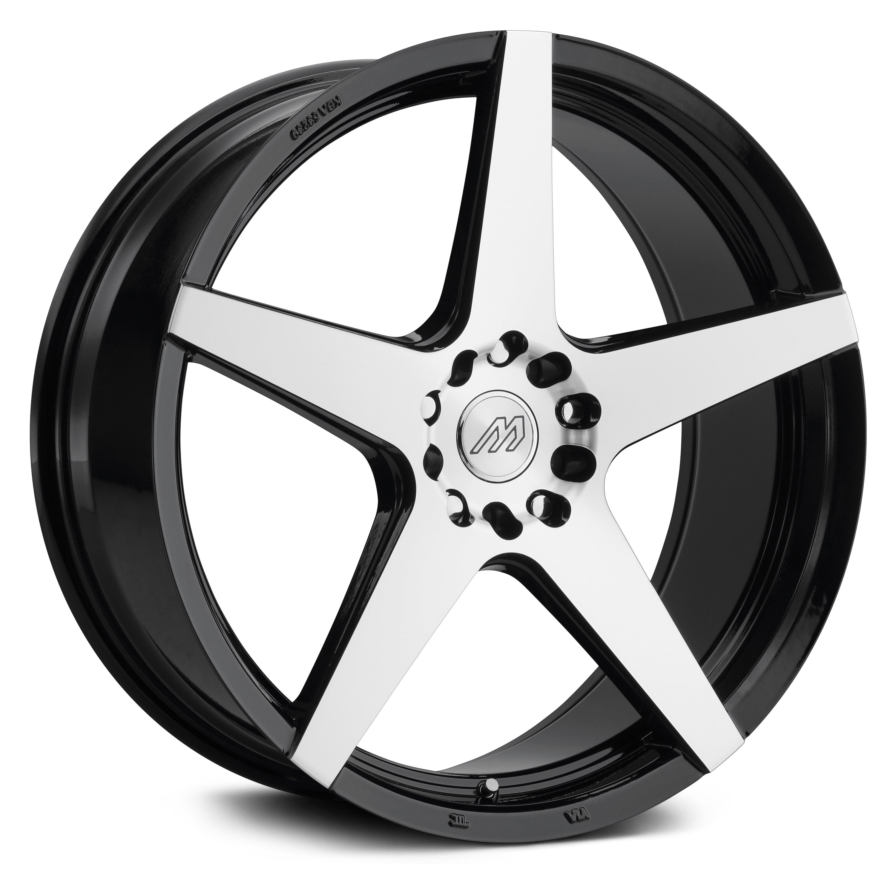 MACH PERFORMANCE® MP52 Wheels - Gloss Black with Machined Face Rims