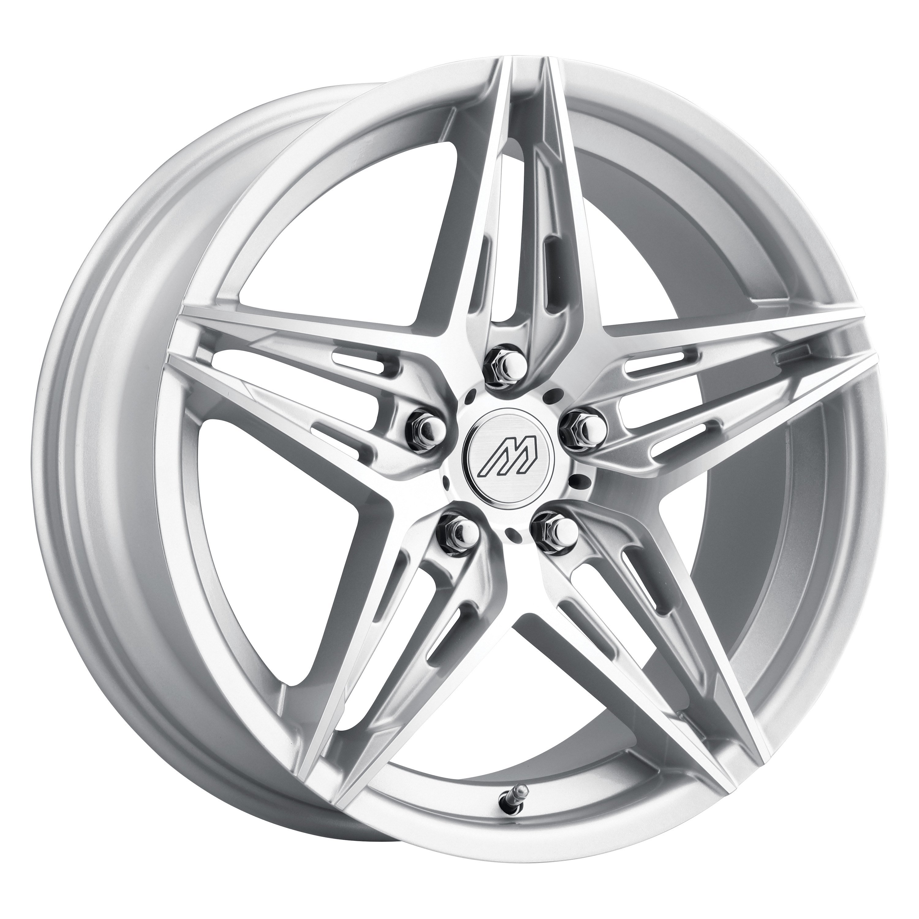MACH PERFORMANCE® MP56 Wheels - Arctic Silver with Machined Face Rims