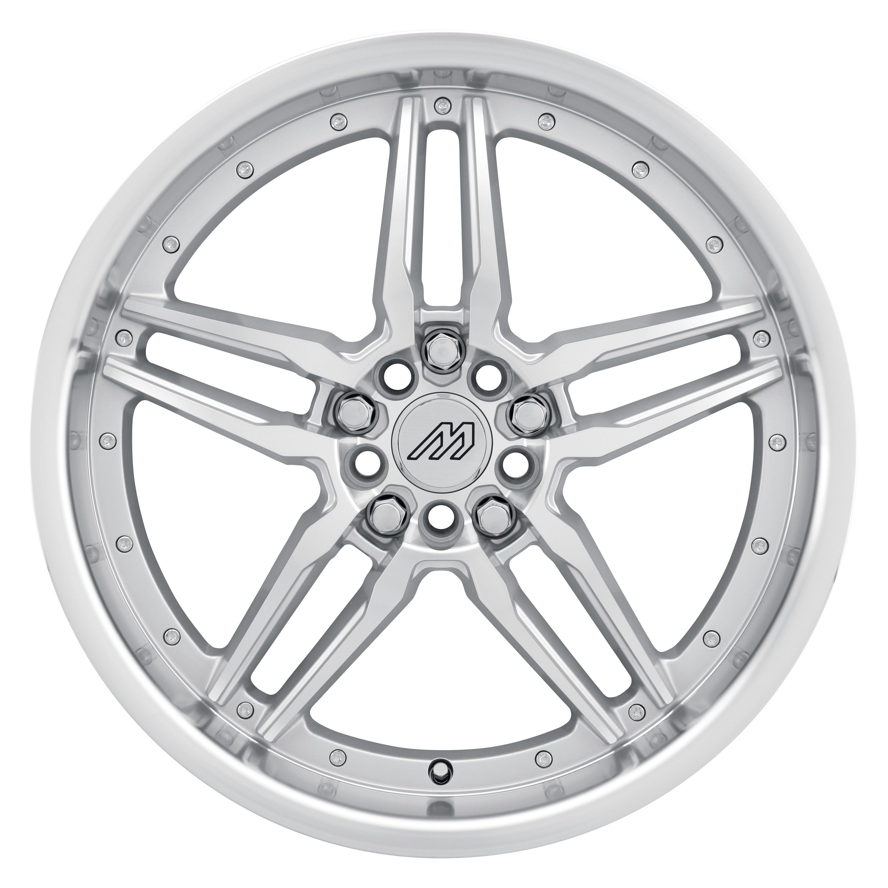 MACH PERFORMANCE® MP57 Wheels - Arctic Silver with Machined Face and ...