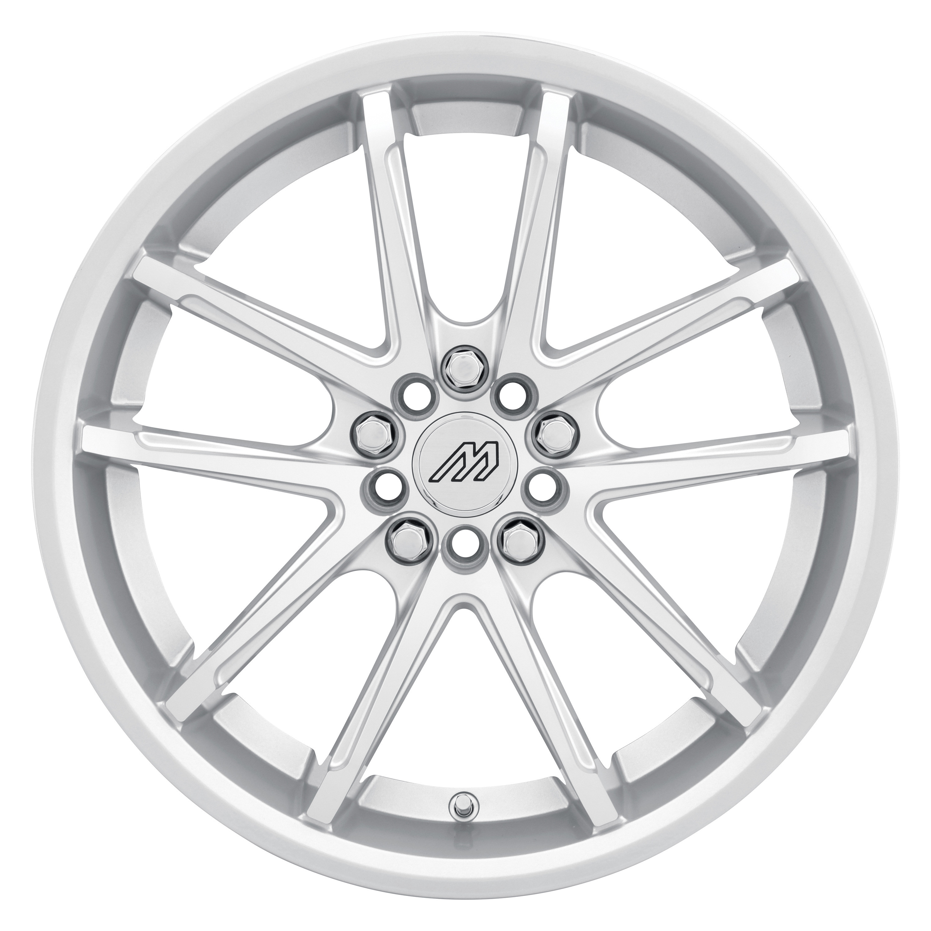 MACH PERFORMANCE® MP58 Wheels - Arctic Silver with Machined Face Rims