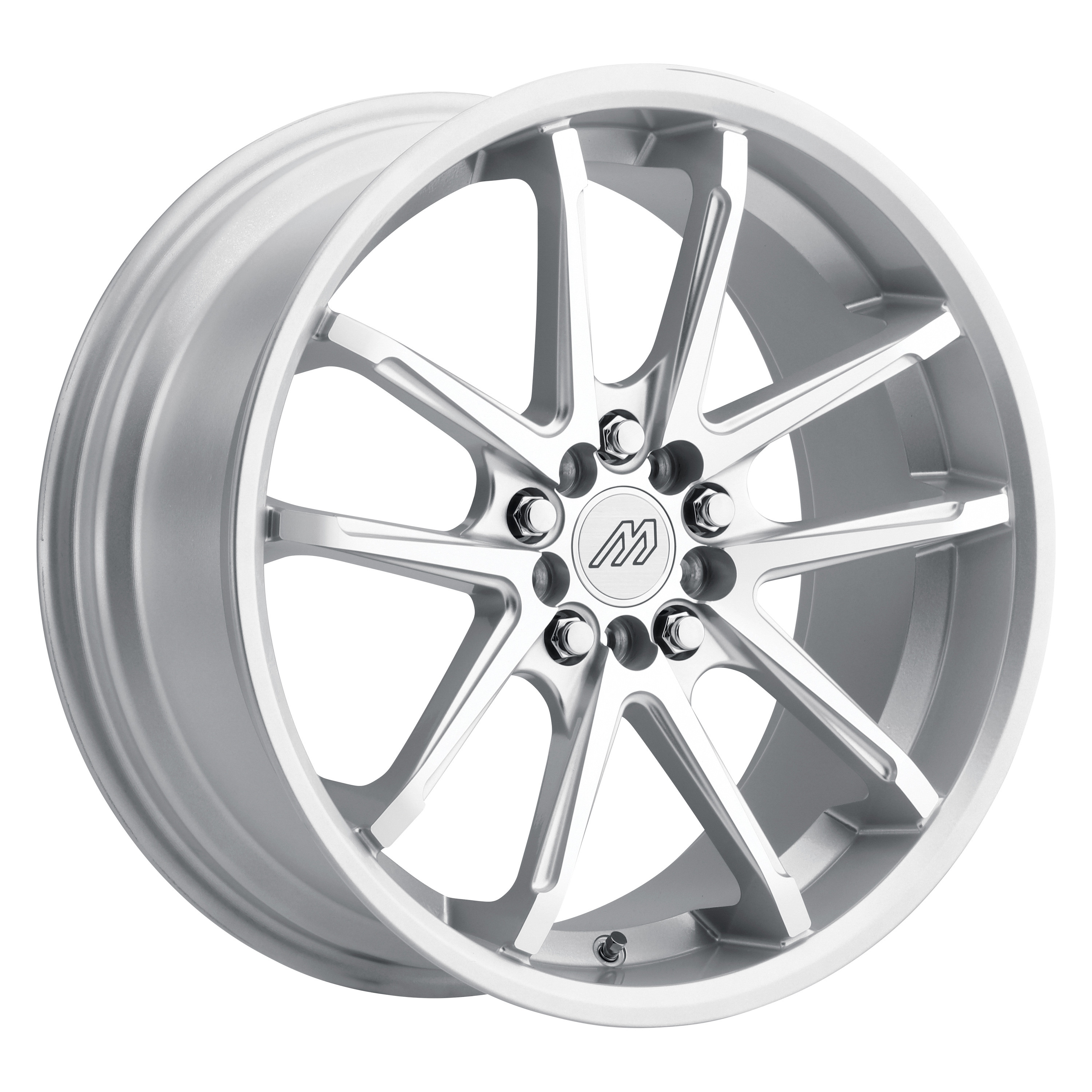 MACH PERFORMANCE® MP58 Wheels - Arctic Silver with Machined Face Rims