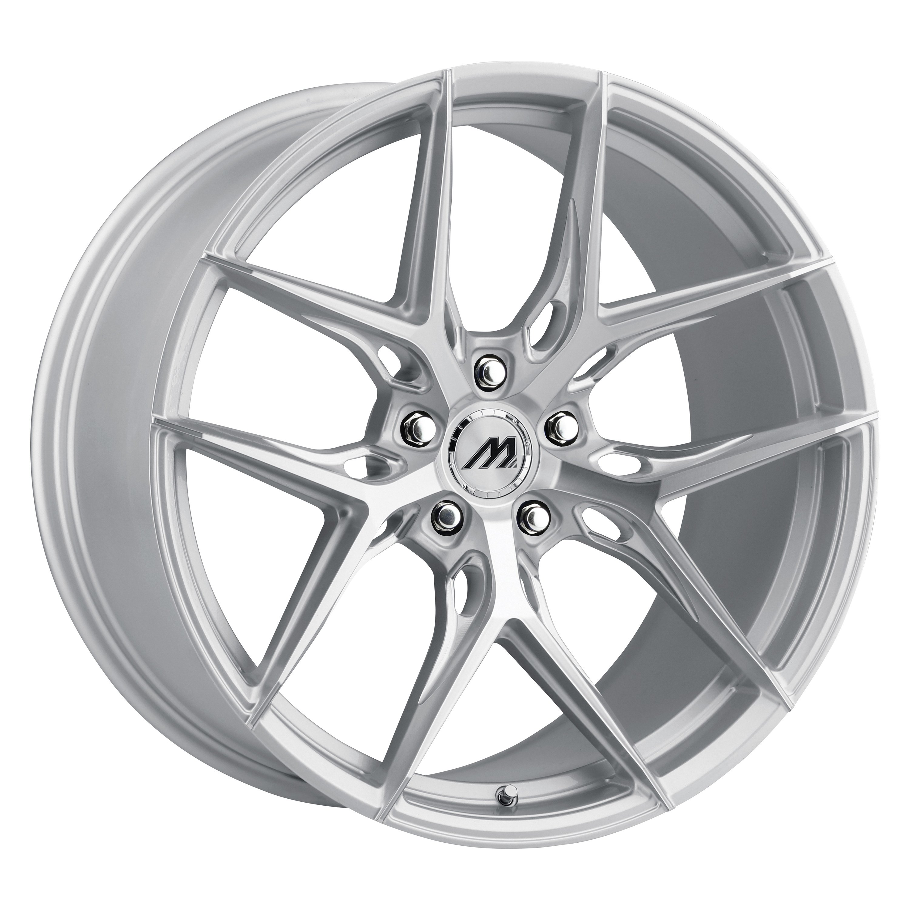 MACH FORGED® MF12 Wheels - Arctic Silver with Machined Face Rims