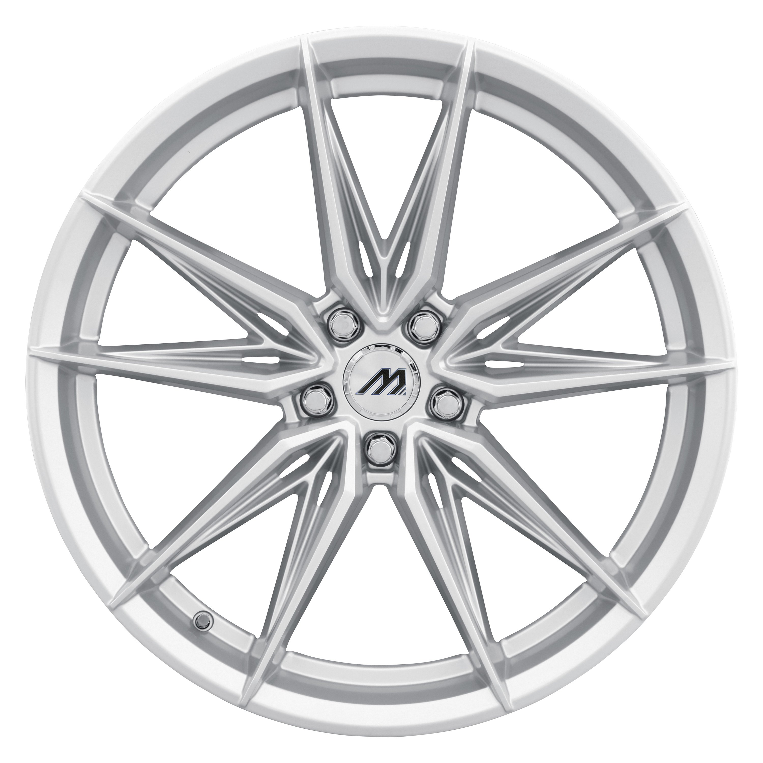 MACH FORGED® MF5 Wheels - Arctic Silver with Machined Face and Undercut ...