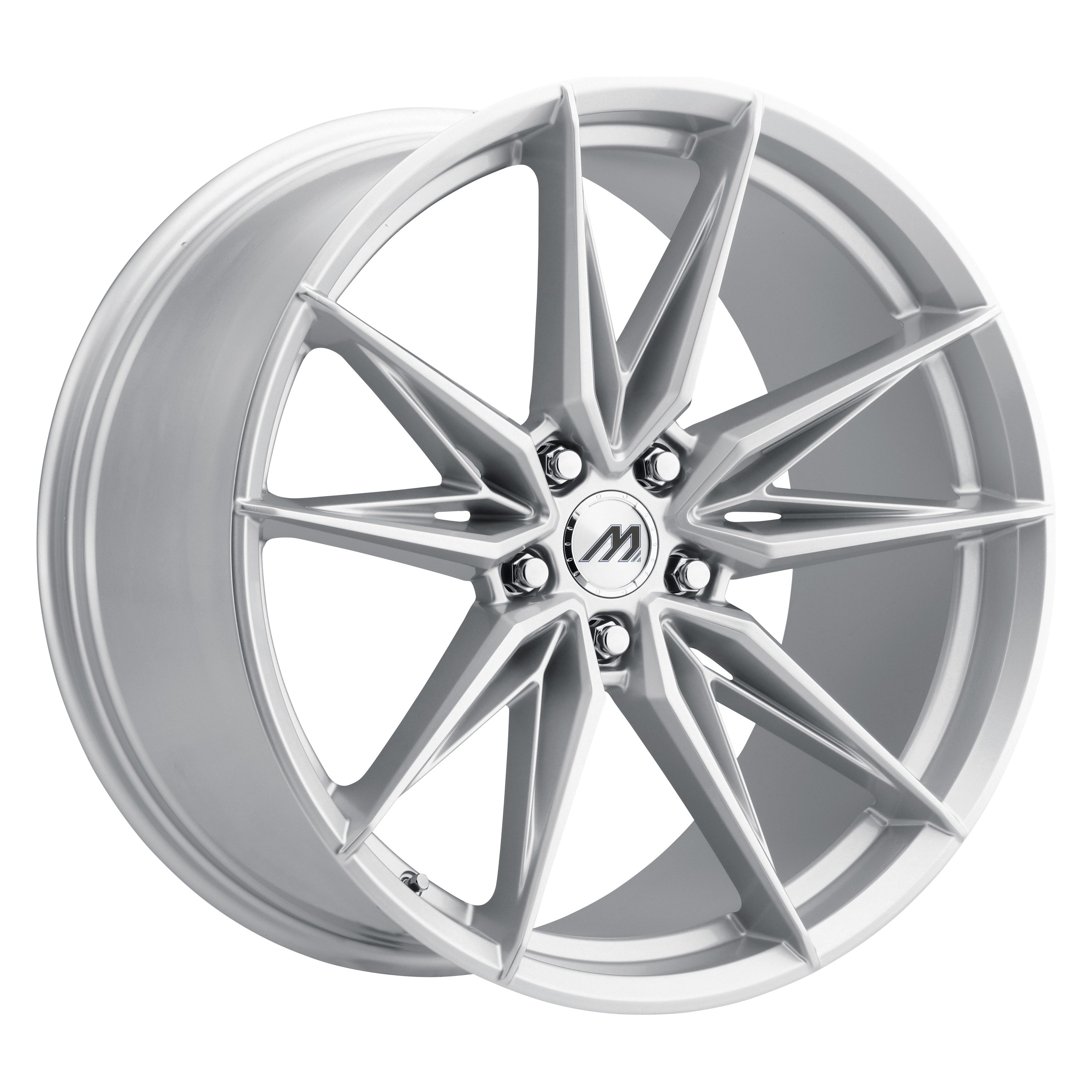 MACH FORGED® MF5 Wheels - Arctic Silver with Machined Face and Undercut ...