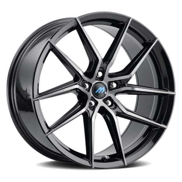 MACH® ME6 Wheels - Gloss Black with Machined Face Rims - ME6-1880LL35FGBMF