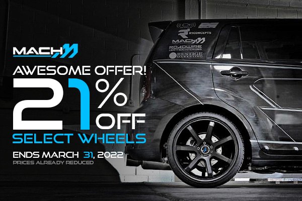 MACH® ME4 Wheels - Gloss Black with Undercut Rims