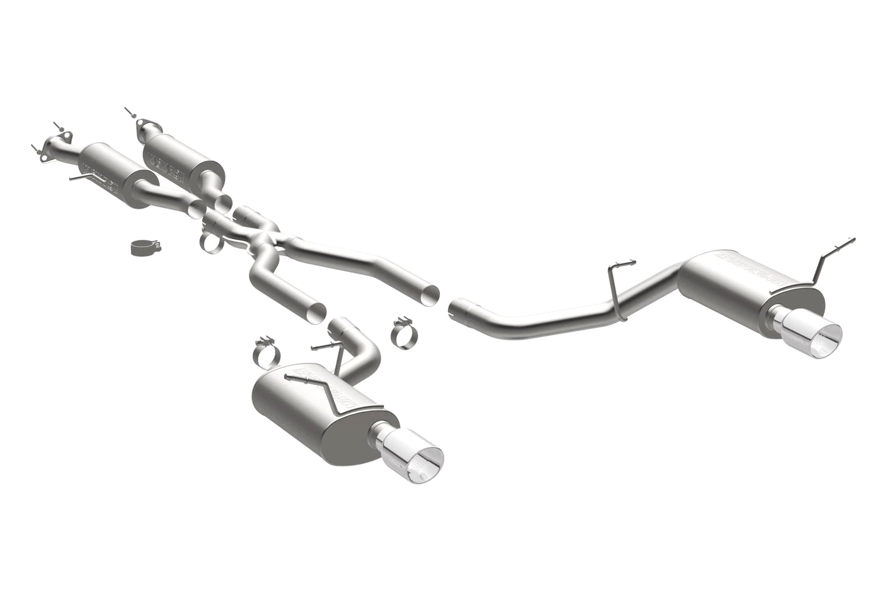 MagnaFlow® 15068 - MagnaFlow Series™ Stainless Steel Cat-Back Exhaust ...