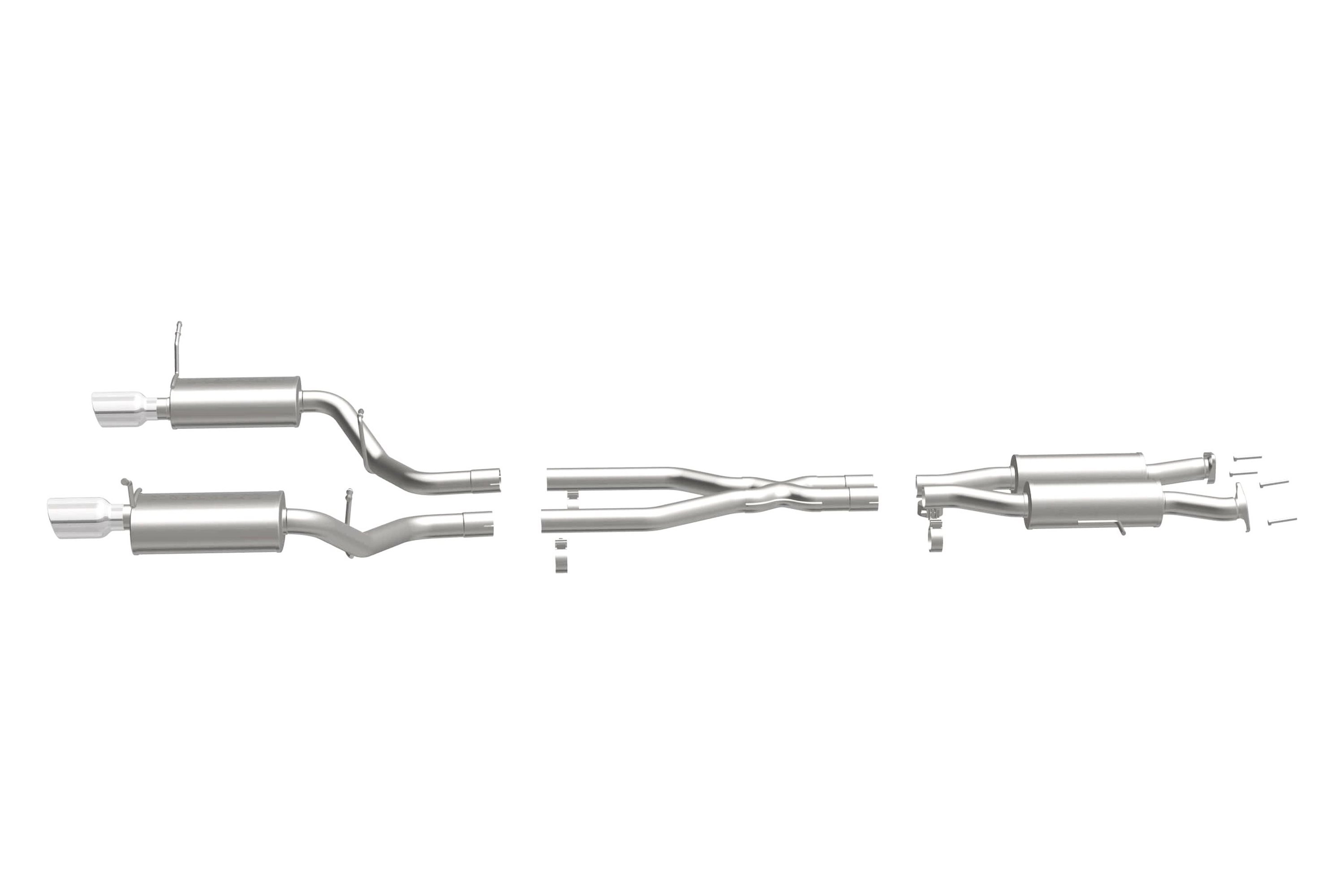 MagnaFlow® 15068 - MagnaFlow Series™ Stainless Steel Cat-Back Exhaust ...