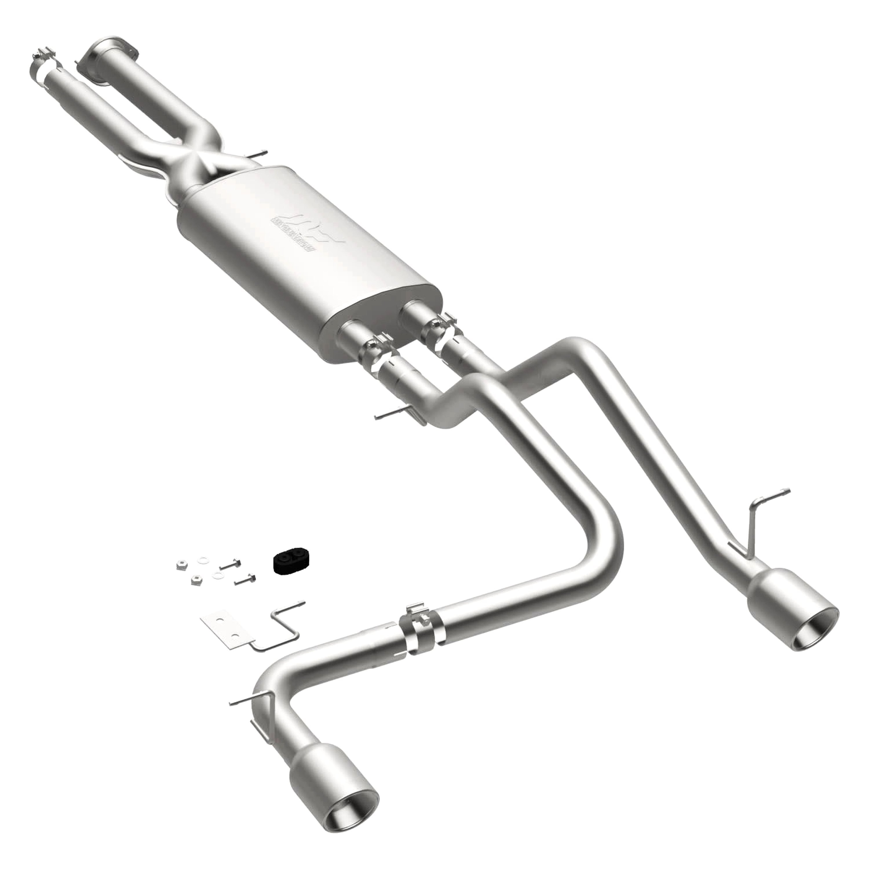MagnaFlow® 16673 - MagnaFlow Series™ Stainless Steel Cat-Back Exhaust ...