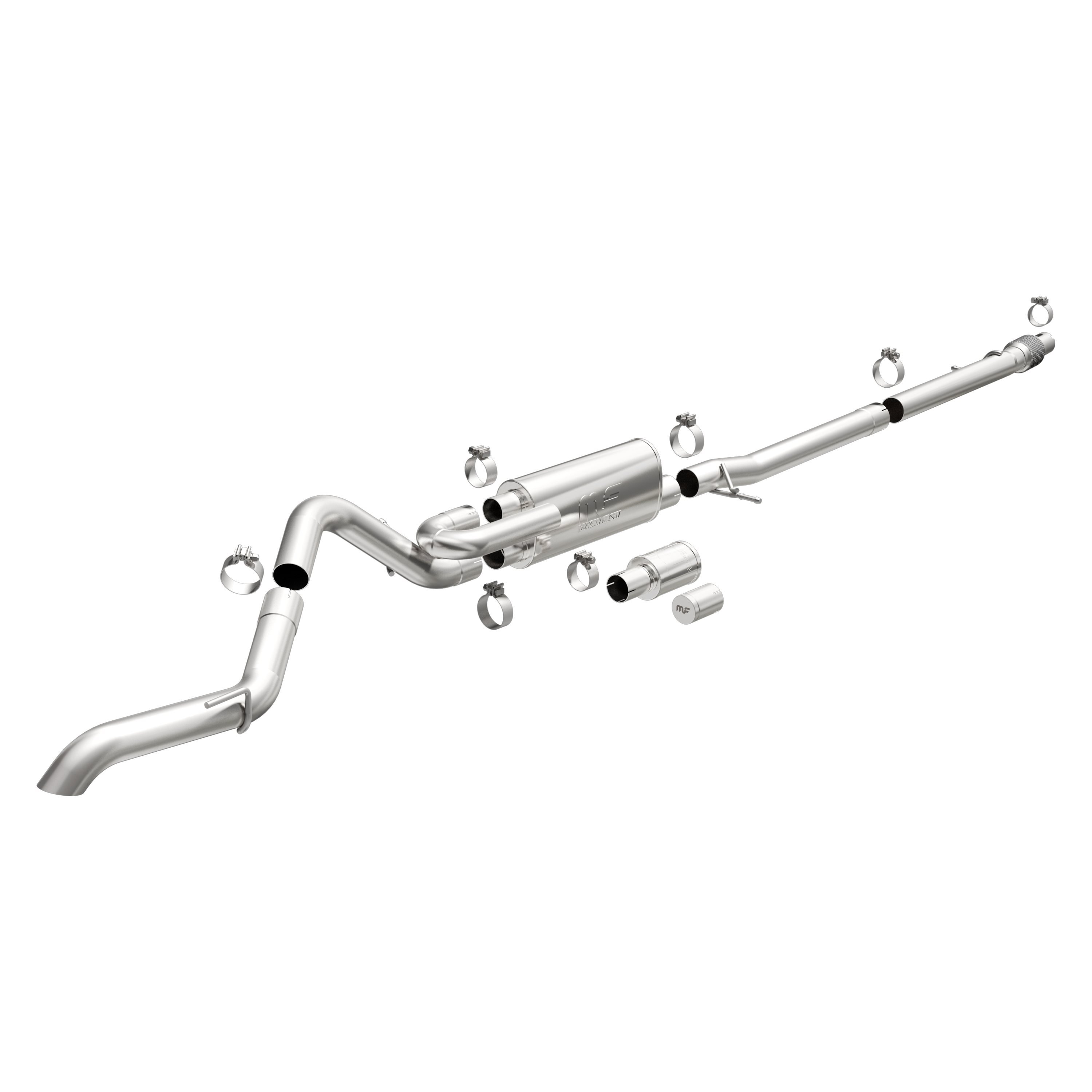 MagnaFlow® 19605 - Overland Series™ Stainless Steel Cat-Back Exhaust ...