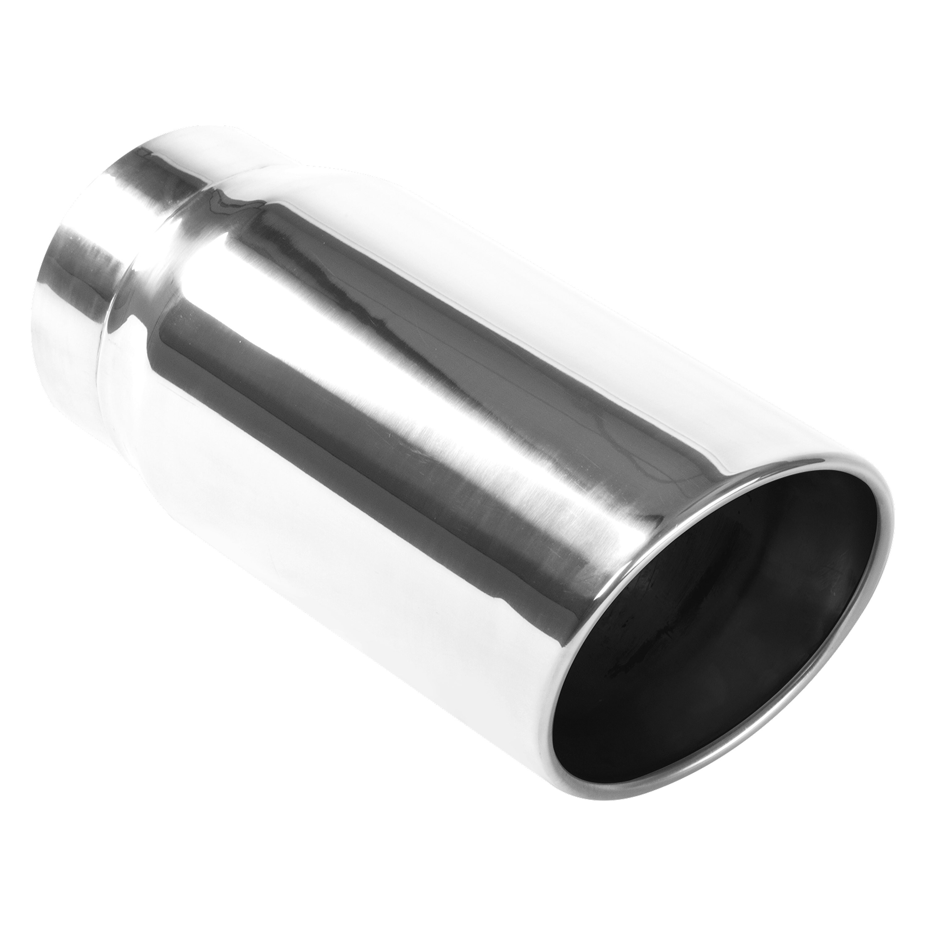 MagnaFlow® 35233 - Diesel Stainless Steel Round Rolled Edge Angle Cut ...