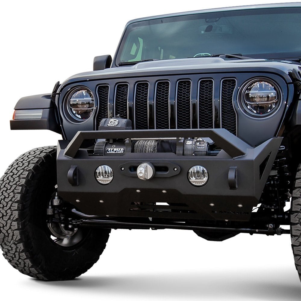 Magnum RT® - Stubby Front Winch HD Bumper with RT-Series Light Bar