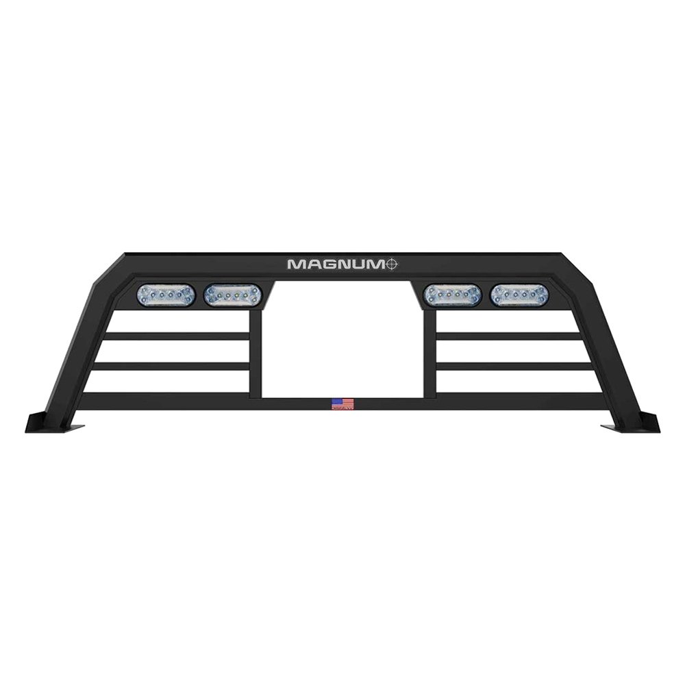 Magnum Truck Racks® 109LWR - Low Pro Window Cut Out Truck Headache Rack