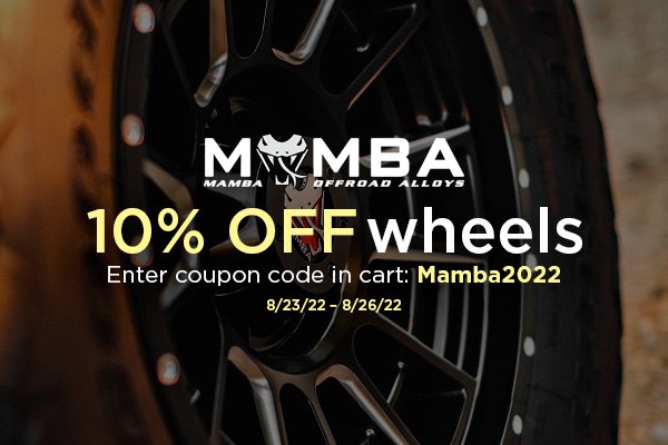 MAMBA® M23 Wheels - Gloss Black with Machined Accents Rims