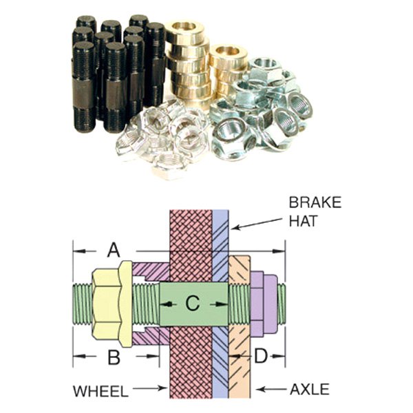 Mark Williams Enterprises® 51540 - Double End Lug Stud