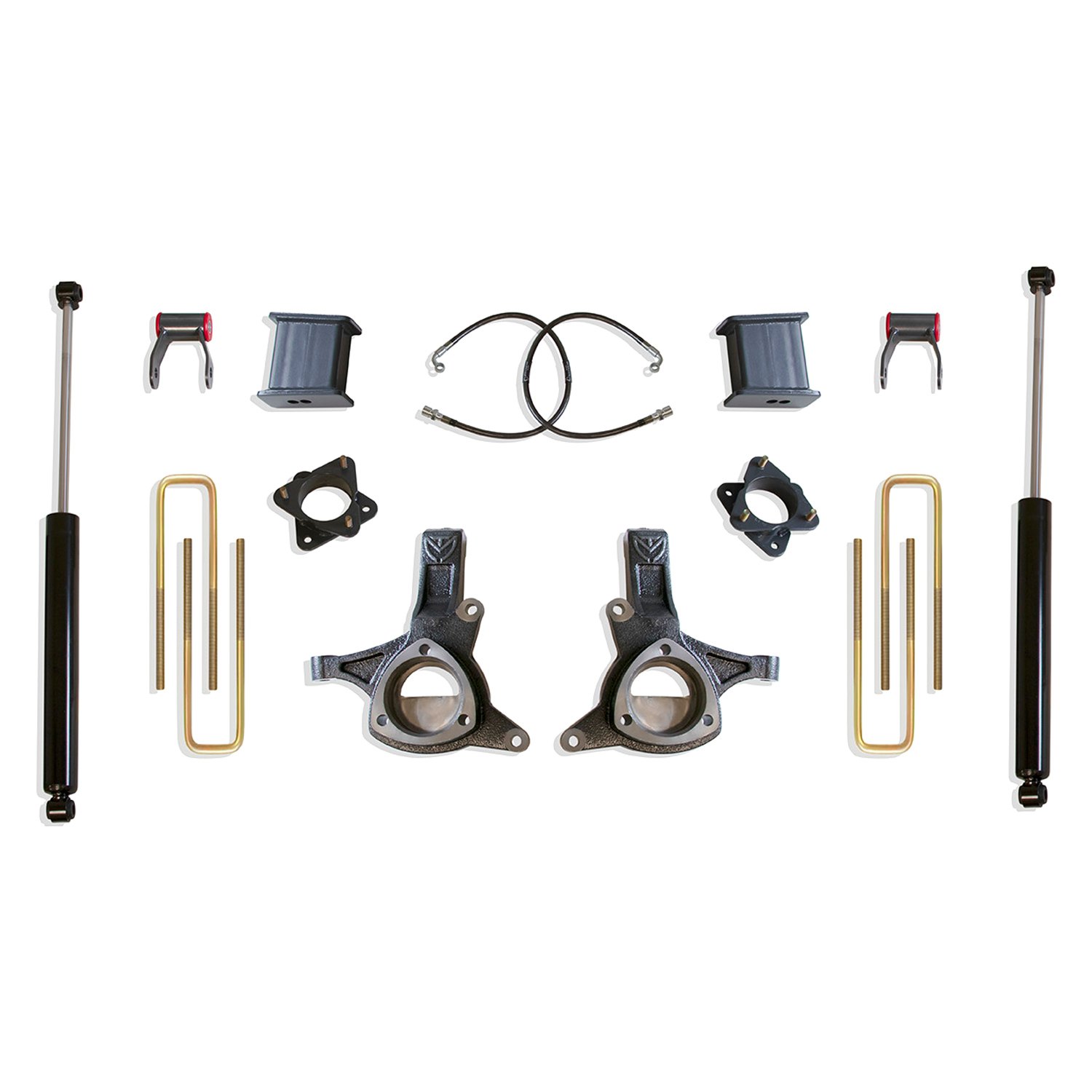 Maxtrac Suspension® K881375 - 7.5" x 4" Front and Rear Suspension Lift Kit